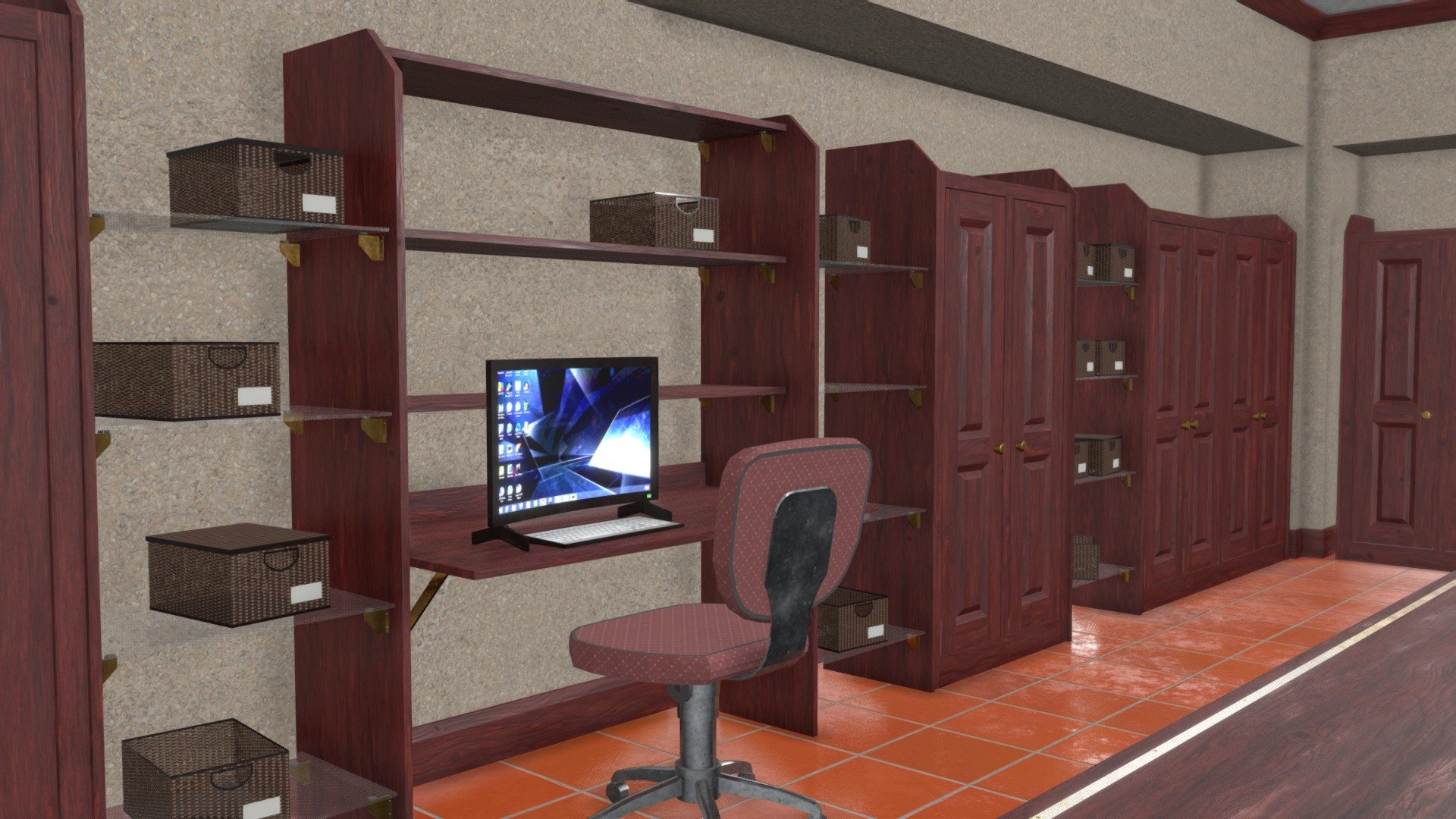 Office Room - Download Free 3D model by jimbogies [92c4205] - Sketchfab