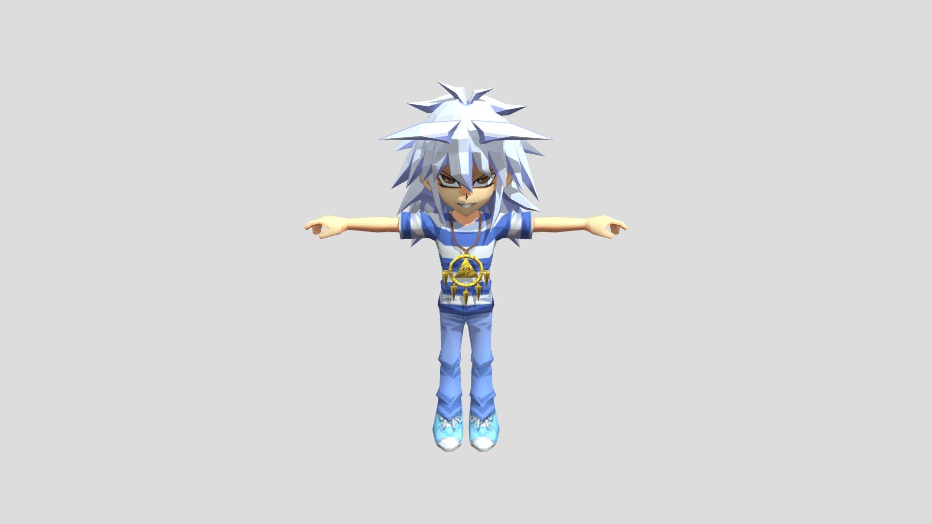 Bakura Ryou - Download Free 3D model by Tigerar1 (@allanromanreyes ...