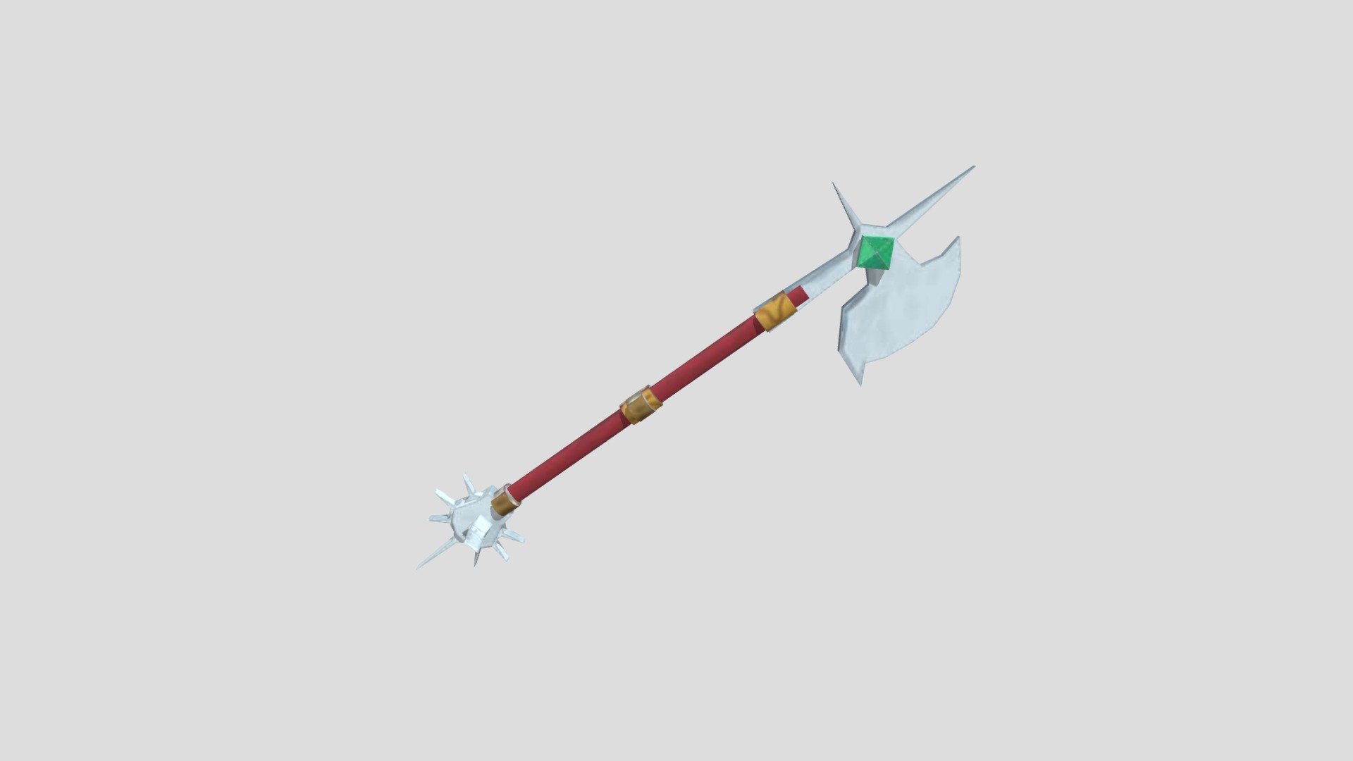 halberd - 3D model by KonstantinosKordas [92c987c] - Sketchfab