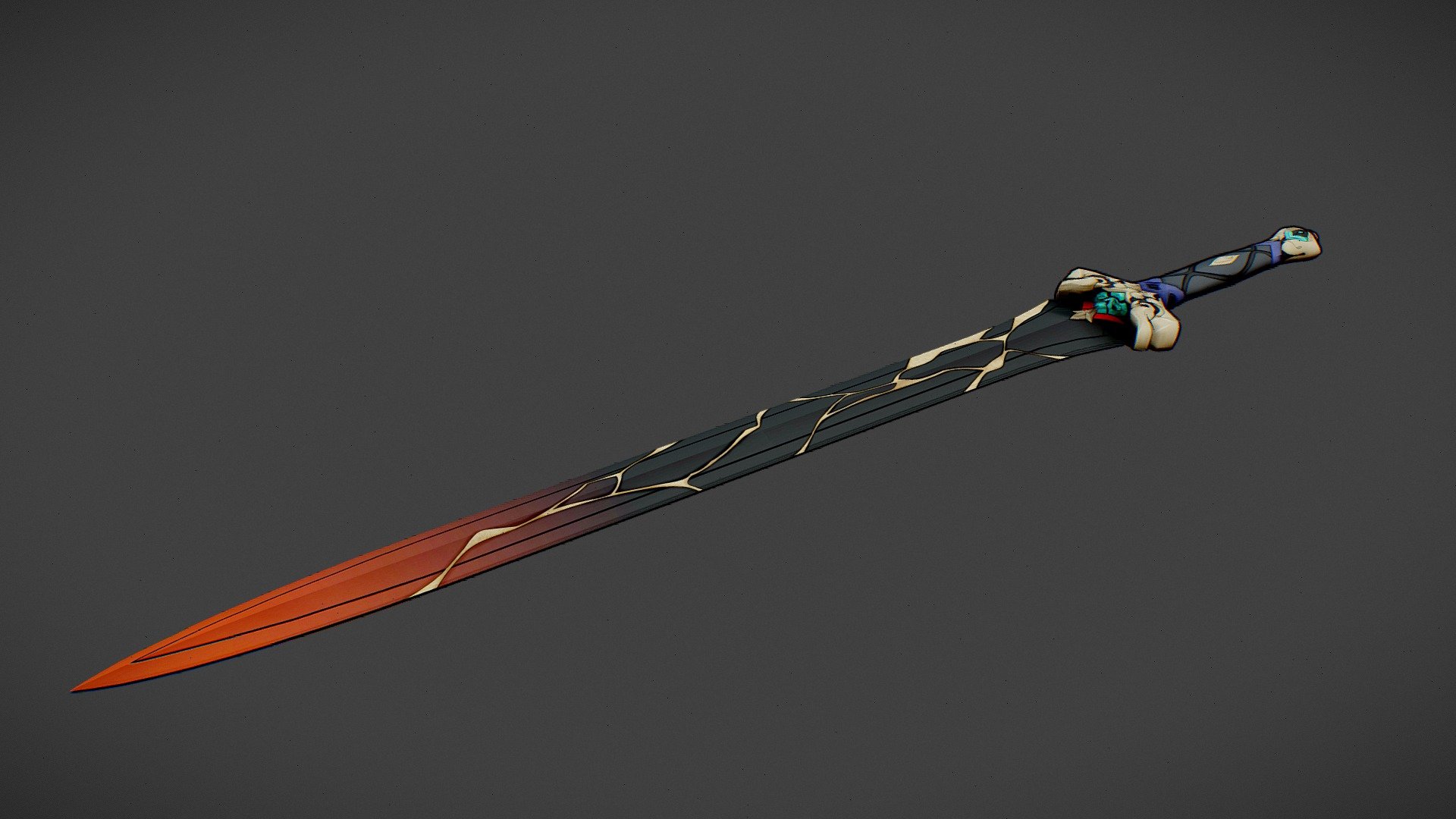 Fanart Honkai Star Rail Blade weapon - Buy Royalty Free 3D model by ...
