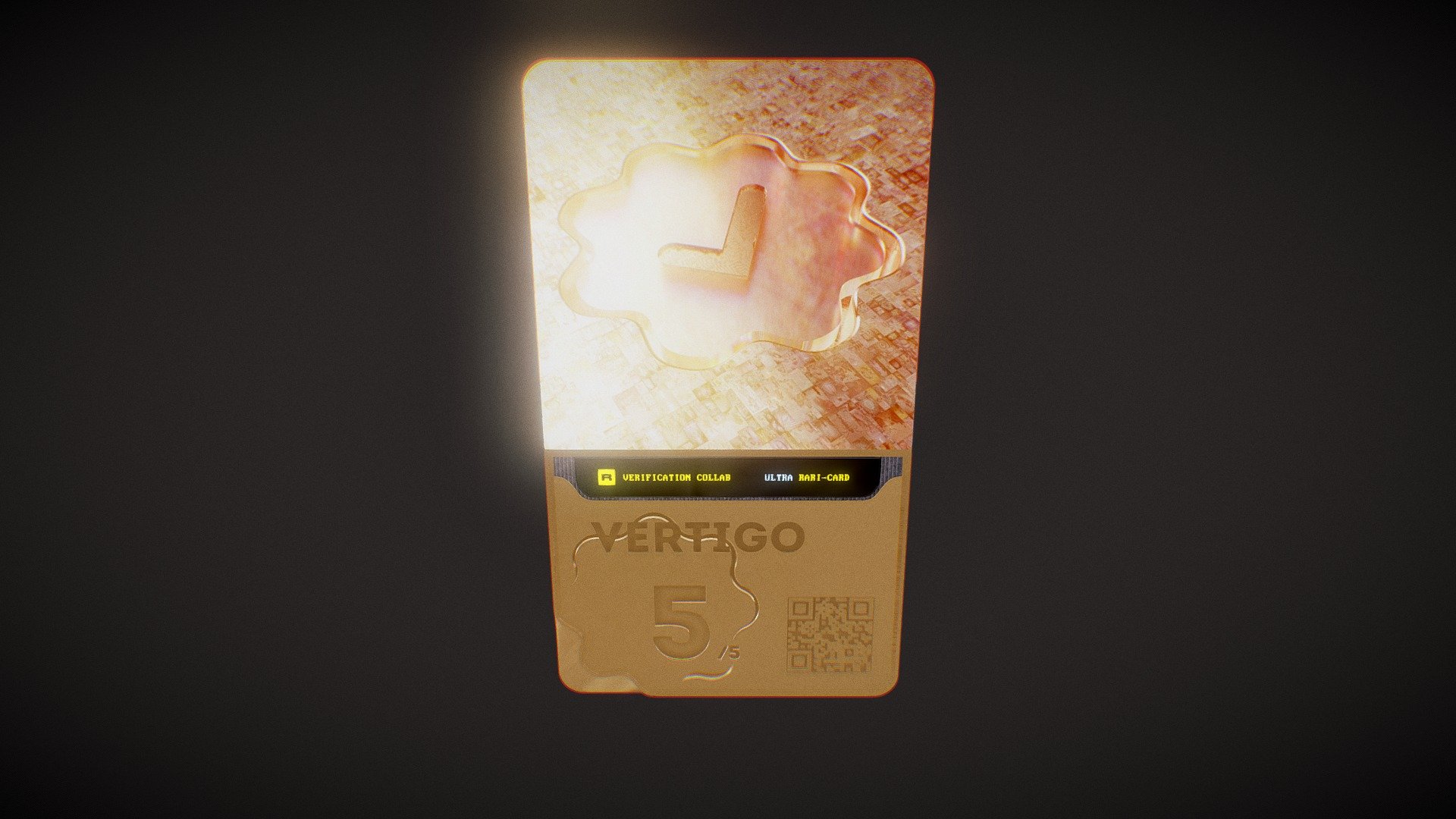RaribleStarCollab // Gold Card - 3D model by DEADWALL (@dead_wall ...