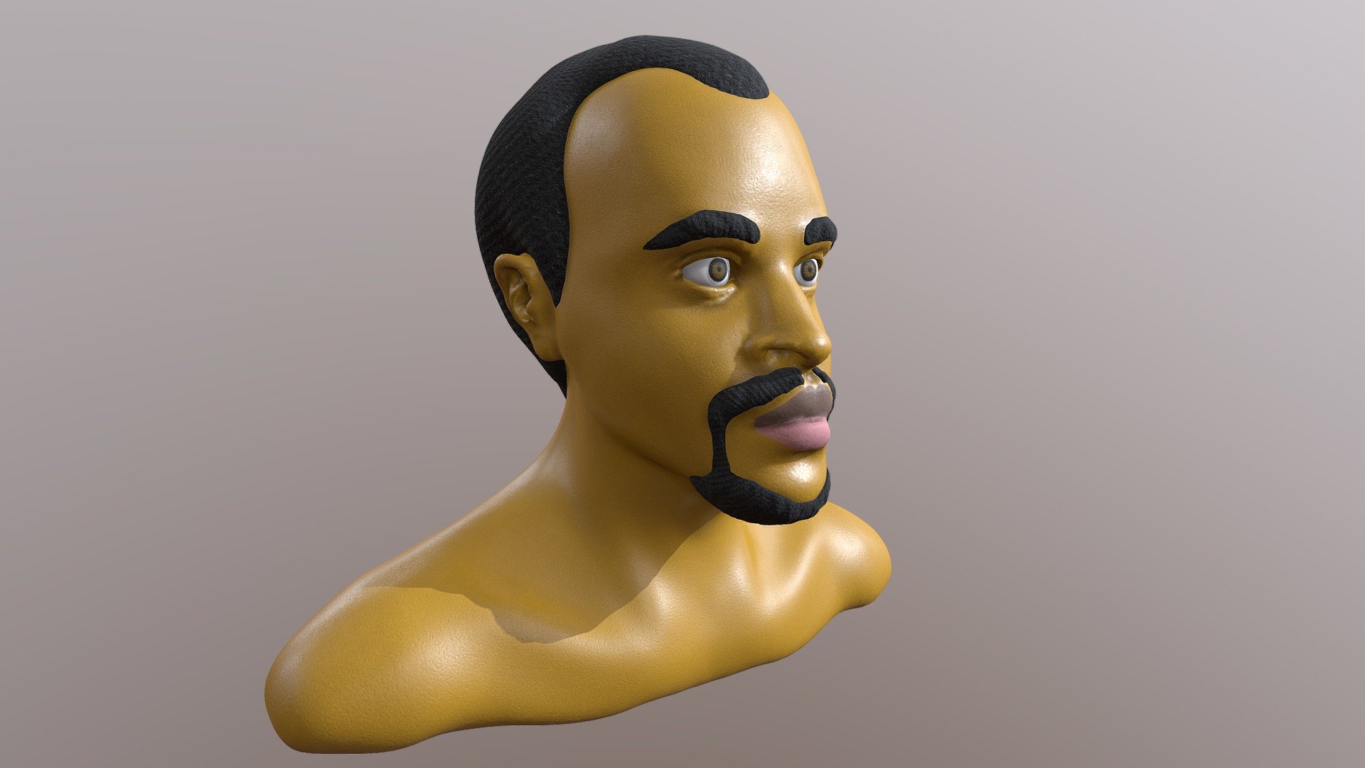 Self Portrait Sculpt (Me) - 3D model by kimwmugambi [92d0868] - Sketchfab