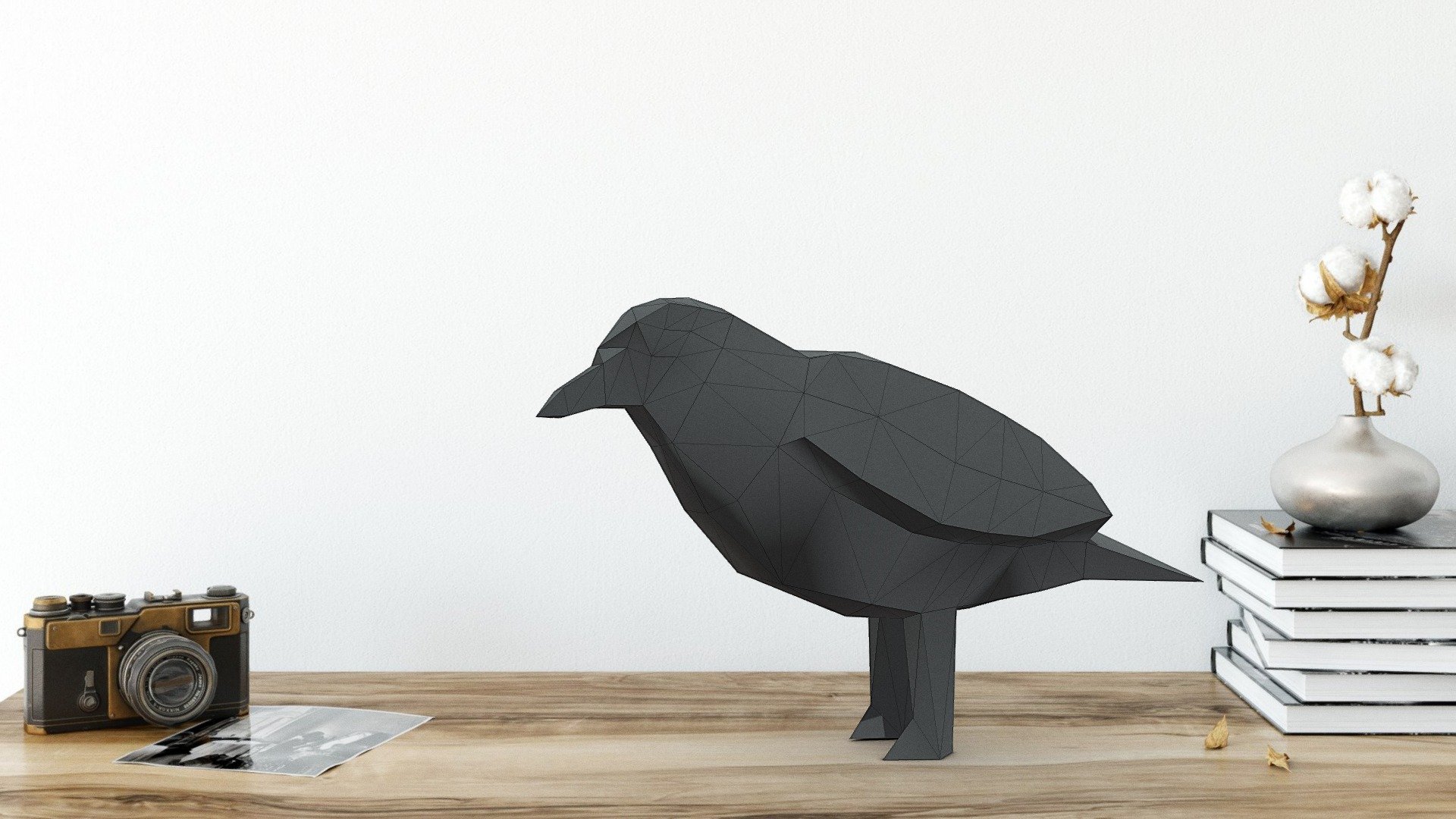 Crow 3D papercraft by Sofs - 3D model by Sofsdesigns [92d0c0c] - Sketchfab