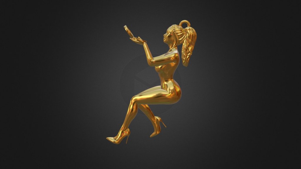 Dream Doll Pendant Final 3d Model By Capture It In 3d