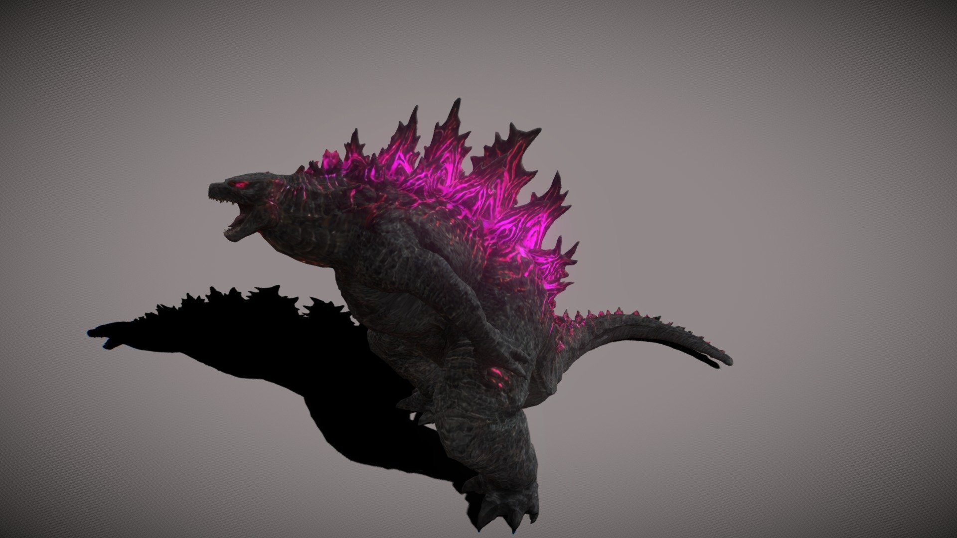 Godzilla (Rigged Animated) - Download Free 3D model by ...