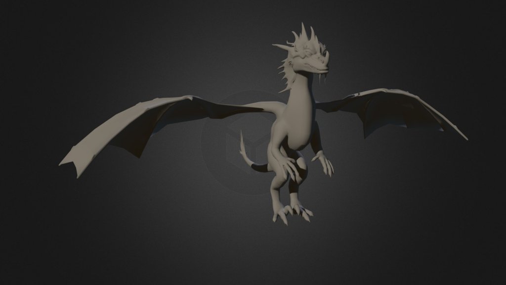 Dragon WIP - 3D model by sarahel [92d25a2] - Sketchfab