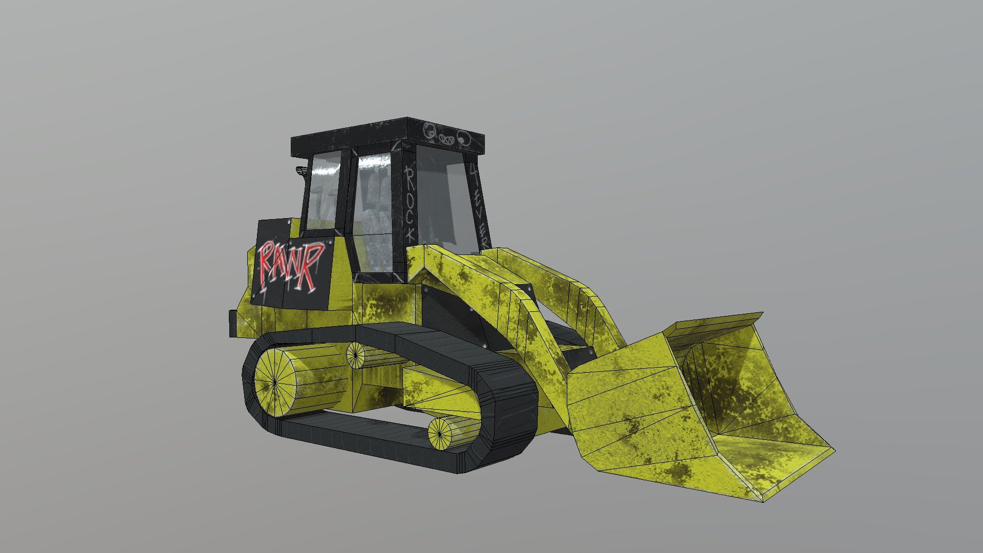 Bull Dozer - 3D model by duckx37 [92d3efc] - Sketchfab