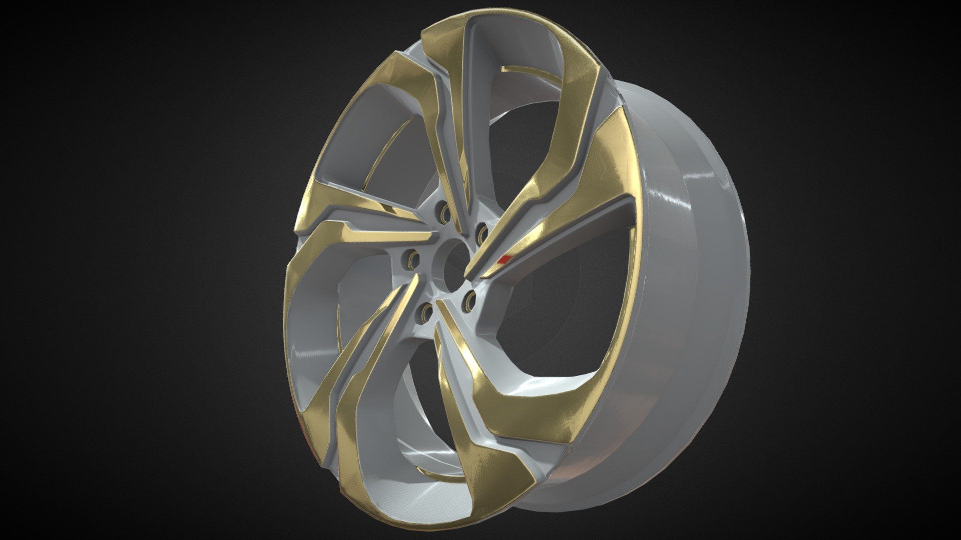 Golden Wheel - 3D model by Serjogasan [92d4fb3] - Sketchfab