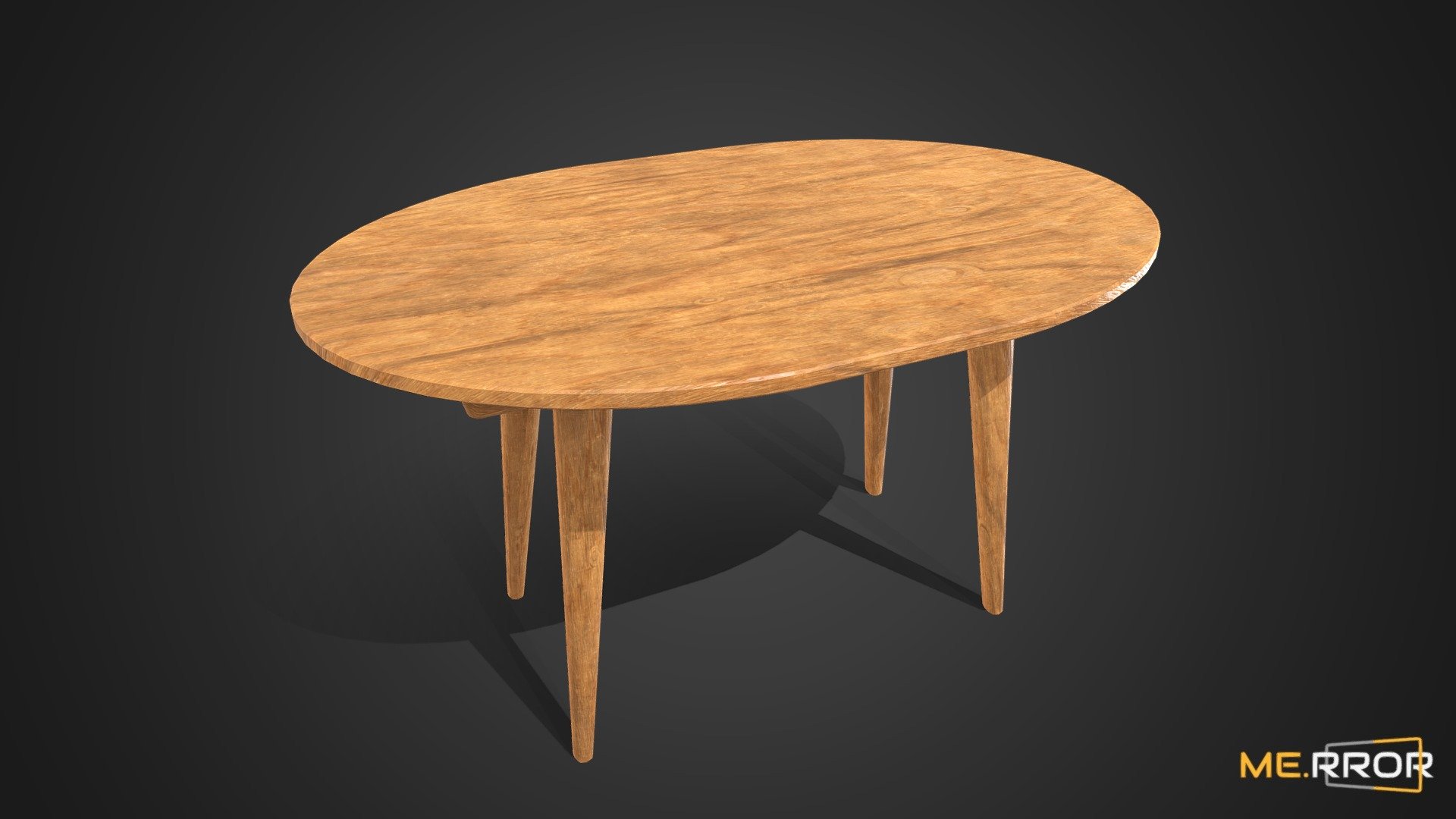 [Game-Ready] Wood Table - Buy Royalty Free 3D model by ME.RROR Studio ...