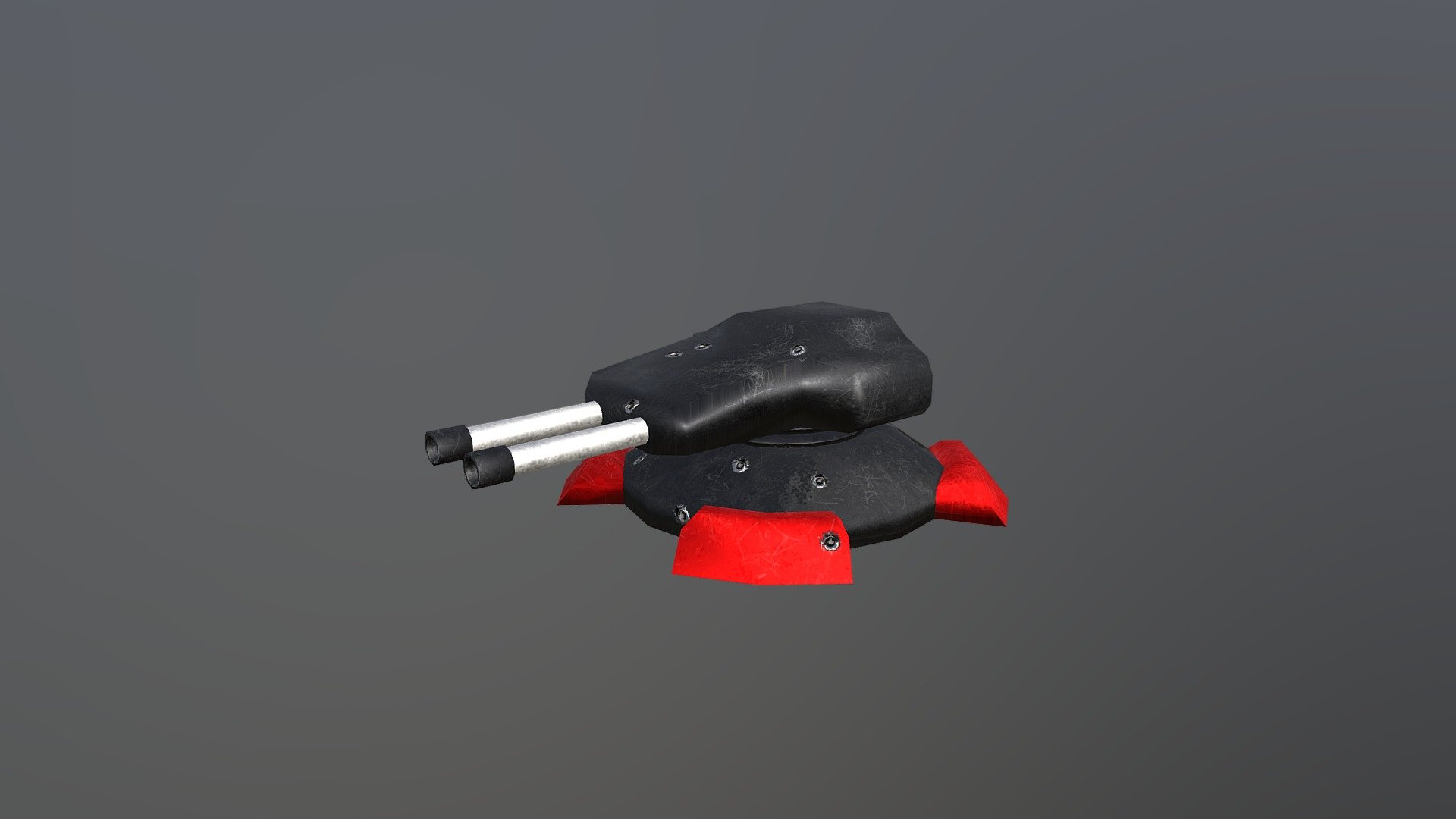Damaged Turret - Download Free 3D model by nick_ellis762 [92d6a87 ...