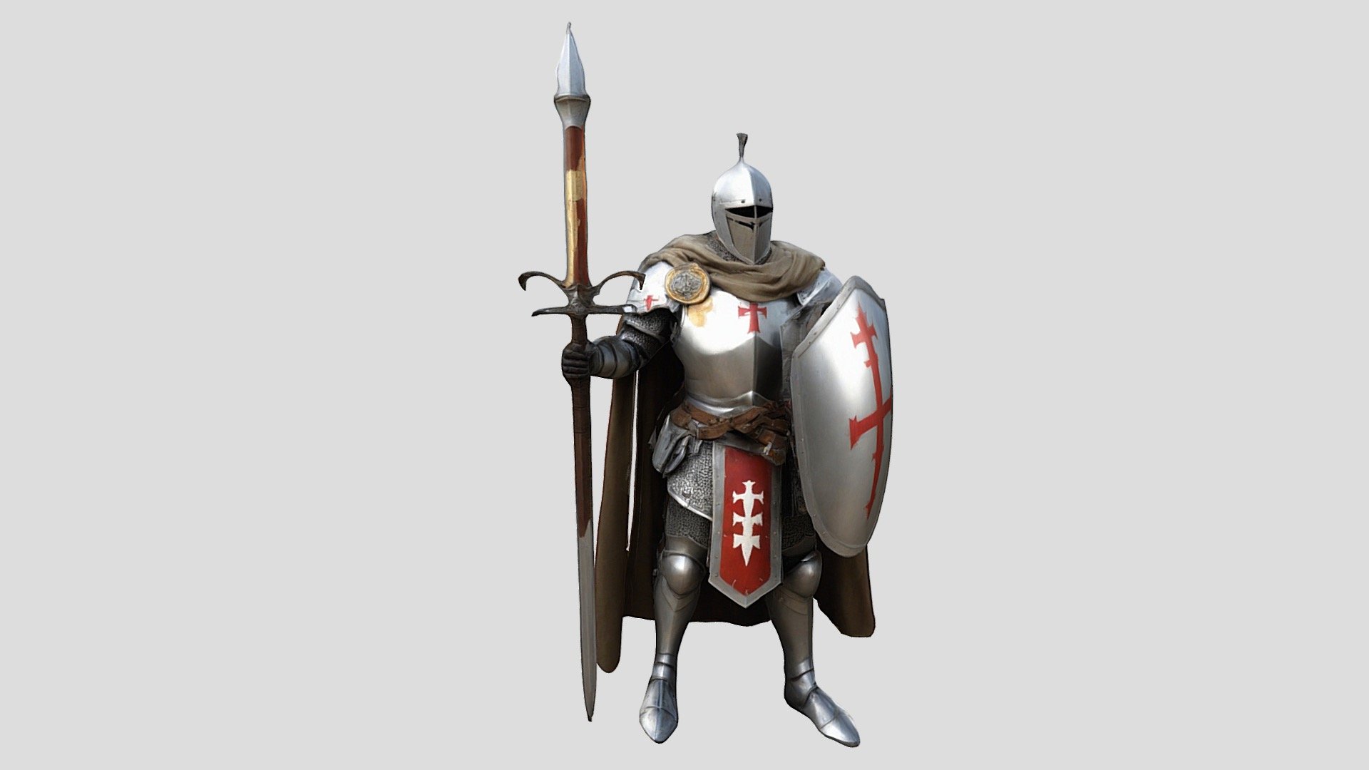 Medieval Soldier - Download Free 3D model by illustros [92d81ab ...
