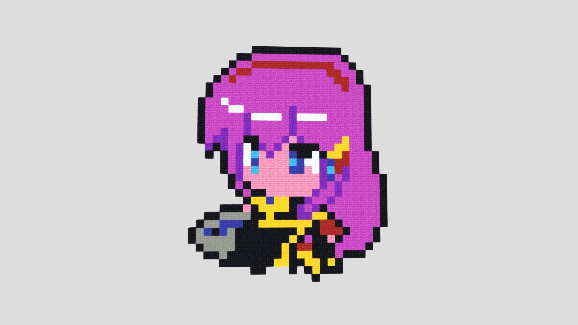 Pixel Girl Download Free 3d Model By Madexc 92d9f29 Sketchfab