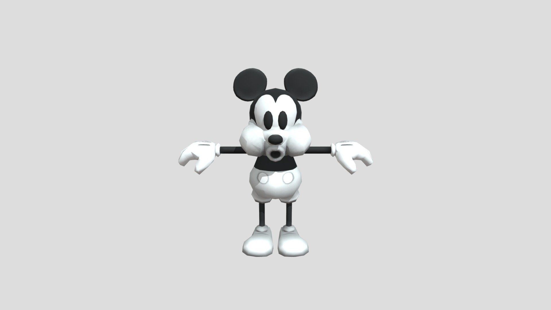 Mickey Mouse Costume Steamboat - Download Free 3D model by AidanYT55Twt [92dc185] - Sketchfab