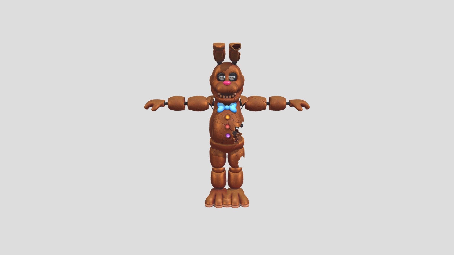 Shiny Chocolate Bonnie - 3D model by Forsaken AR Official (@FNAF_AR ...