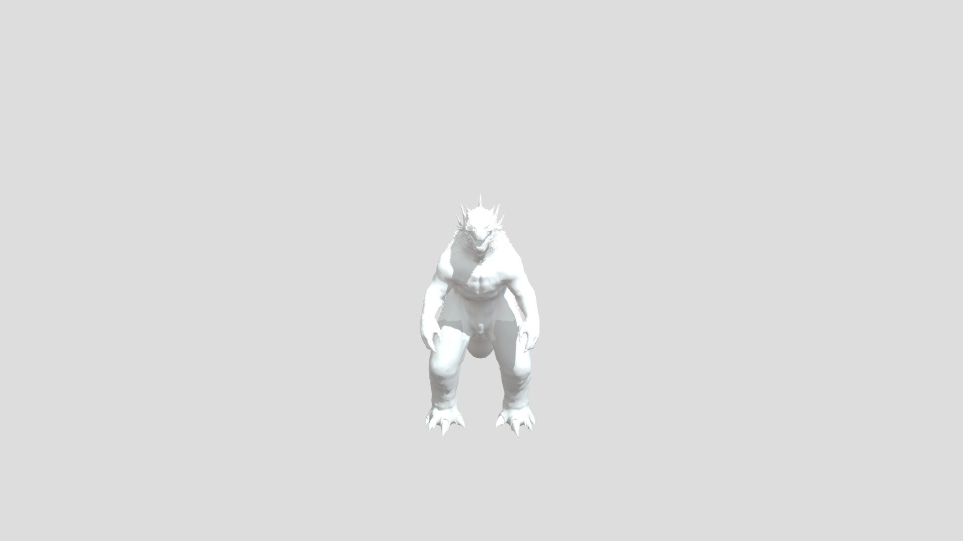 Image To Godzilla Evolved Download Free 3d Model By