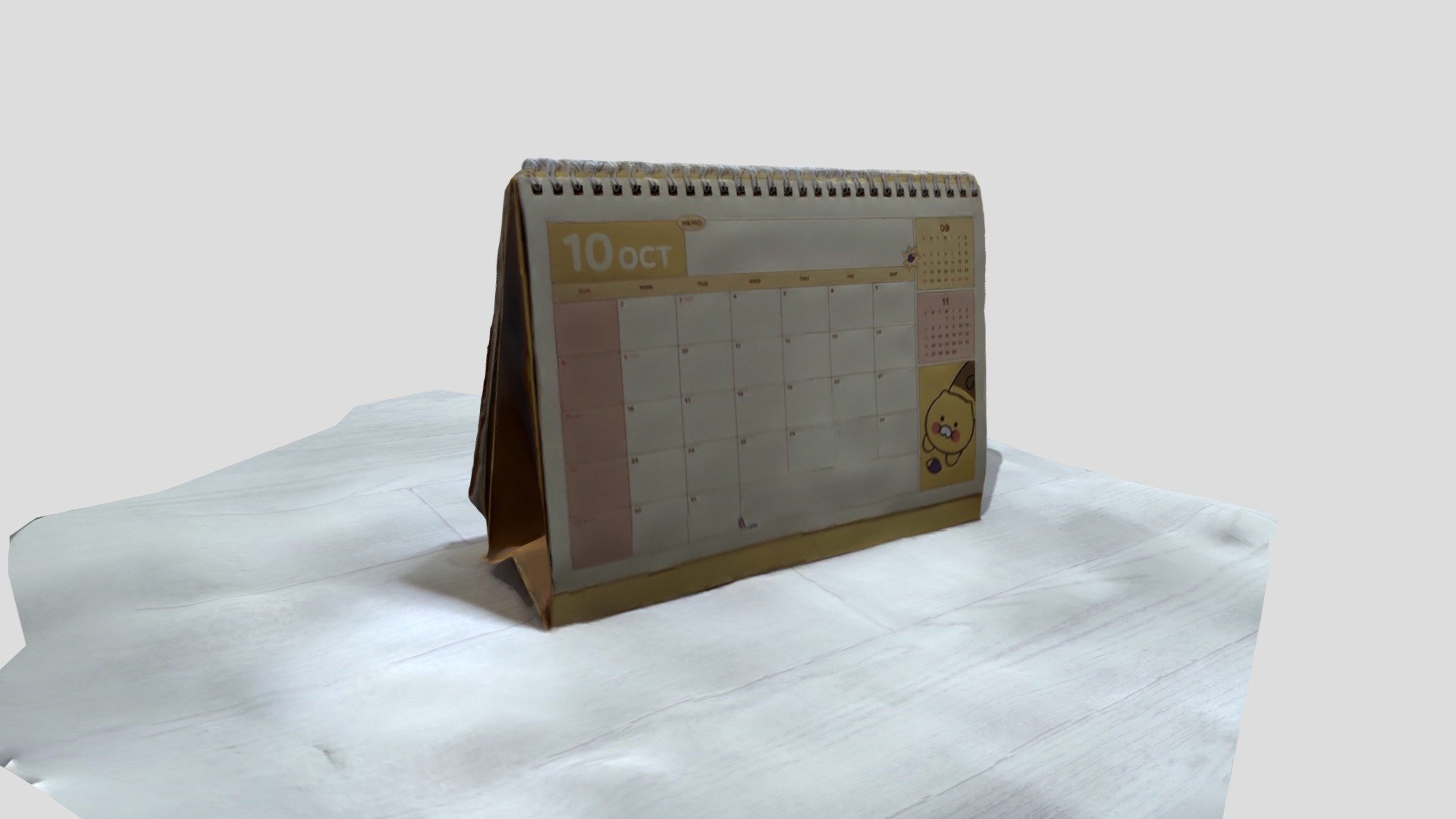2019024048 - 7 (calender) - 3D model by 2019024048 chogyu (@chogyu ...