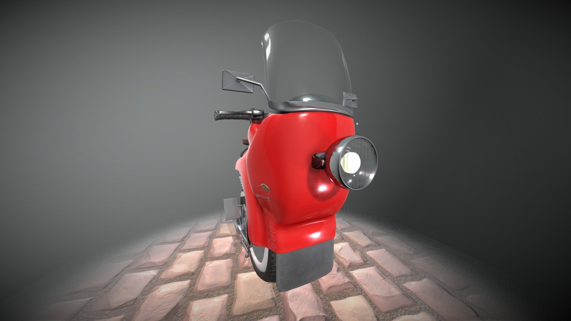 Monobike: GVM-12 Springtail - 3D model by Indy (@indyfoley) [92e16cc ...