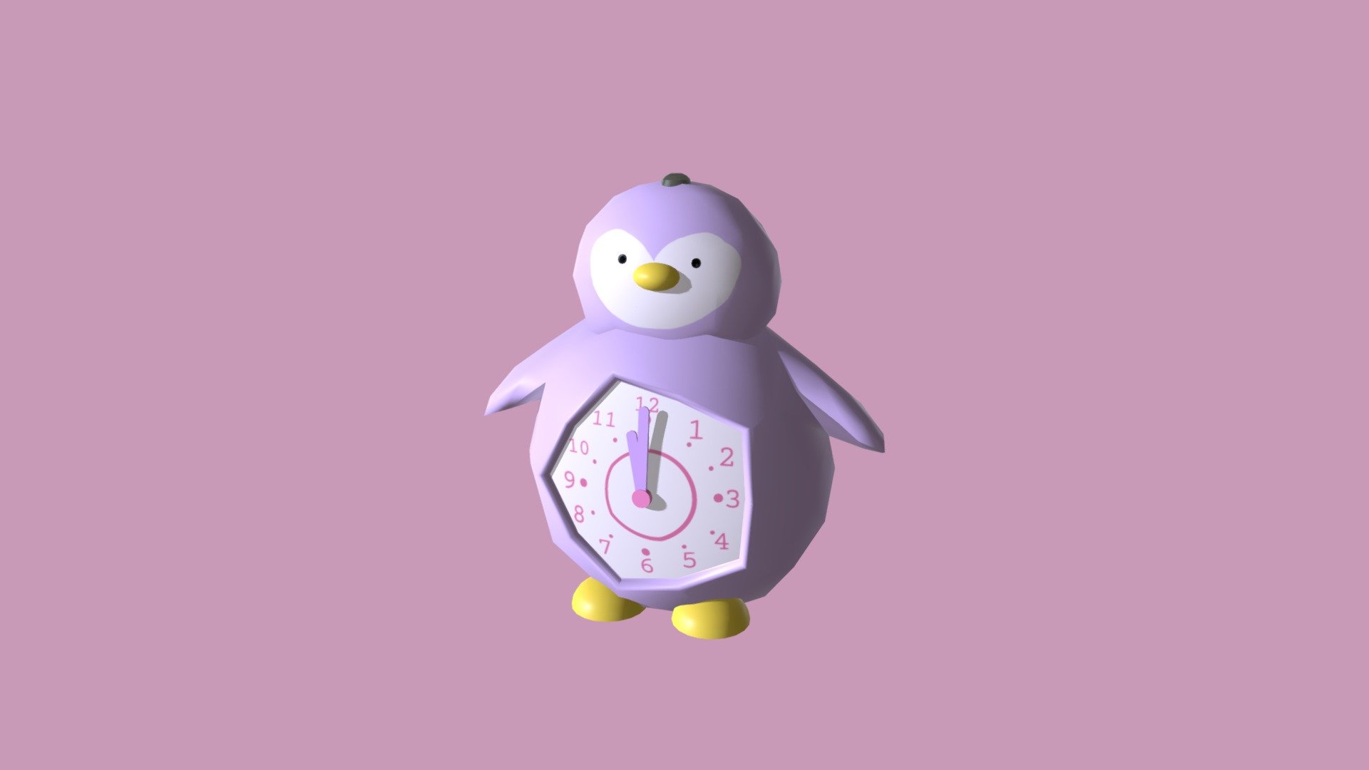 Penguin Alarm Clock - Download Free 3D model by ellieharrodine [92e2941 ...