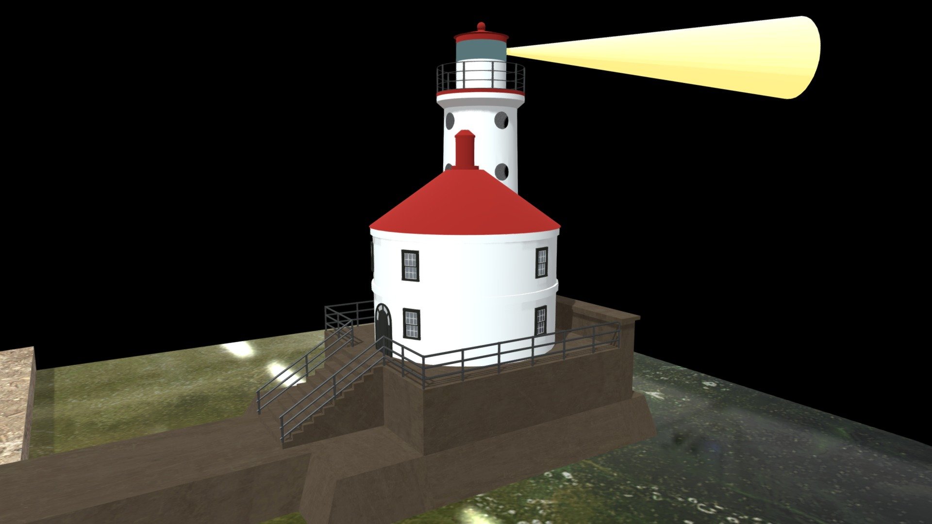 Lighthouse 04 - 3D model by 3D View (@dimoduk) [92e628b] - Sketchfab