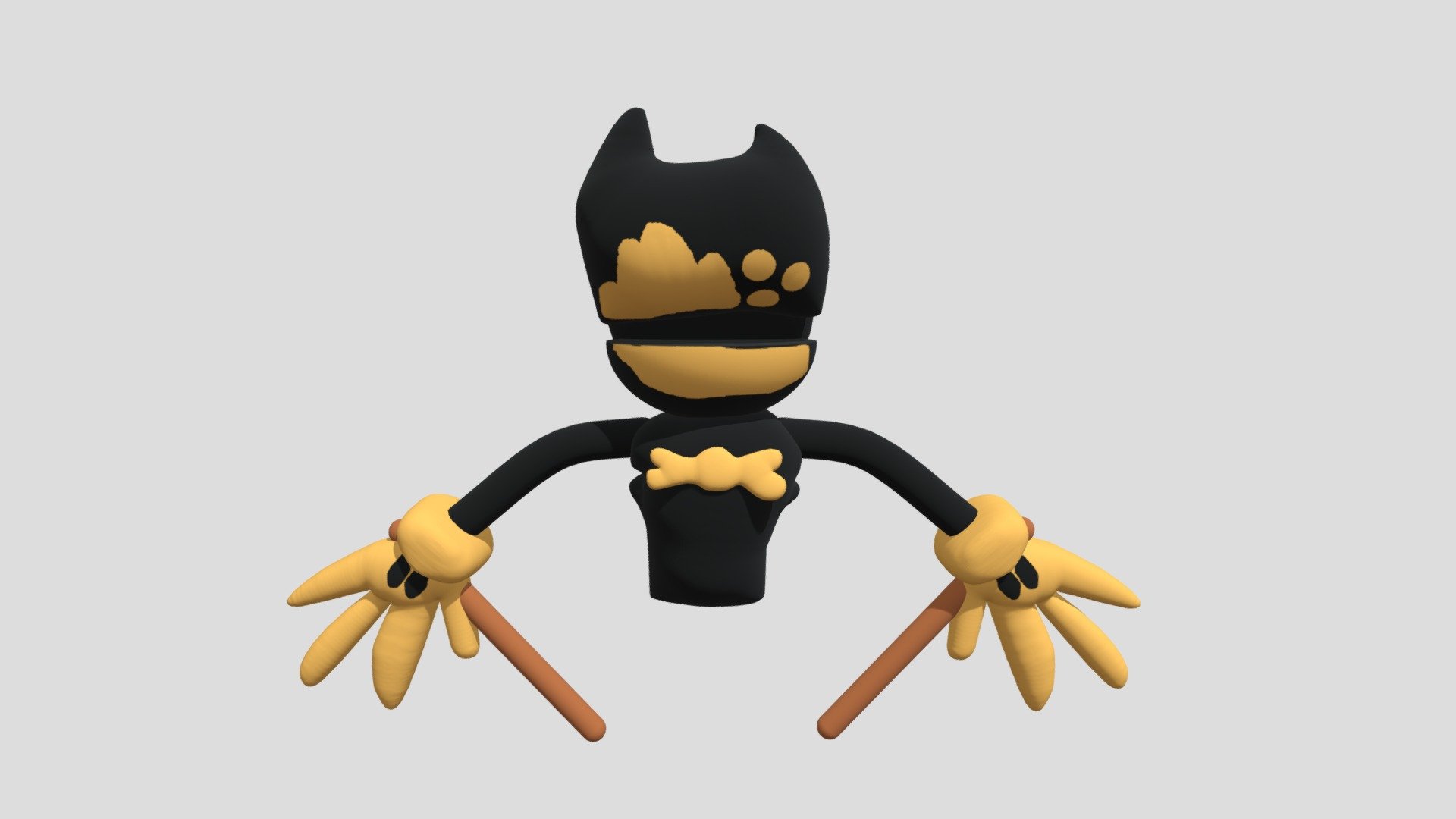 Reanimated Bendy Puppet - Download Free 3D model by lukigiam2011 ...
