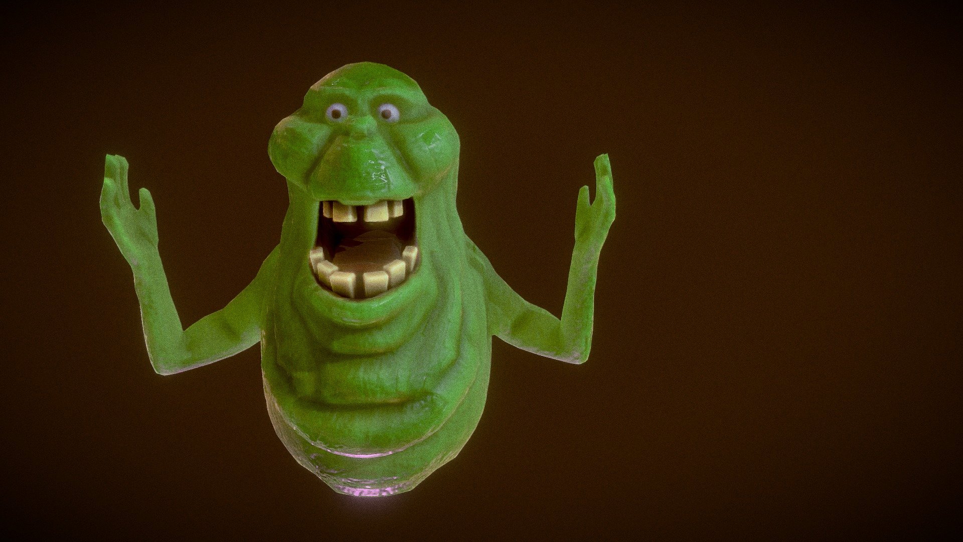 Slimer - 3D model by joshopel [92e7fd5] - Sketchfab