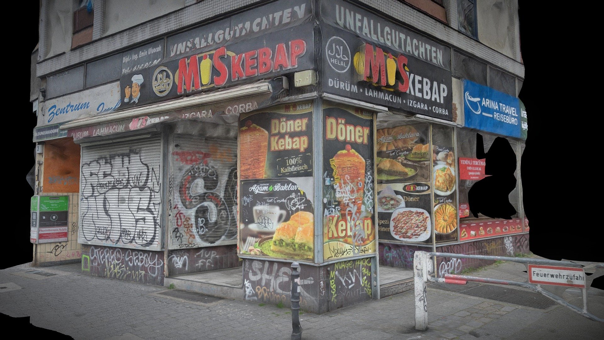 Berlin, Kreuzberg, Doner kebab - Download Free 3D model by zhenkoest ...