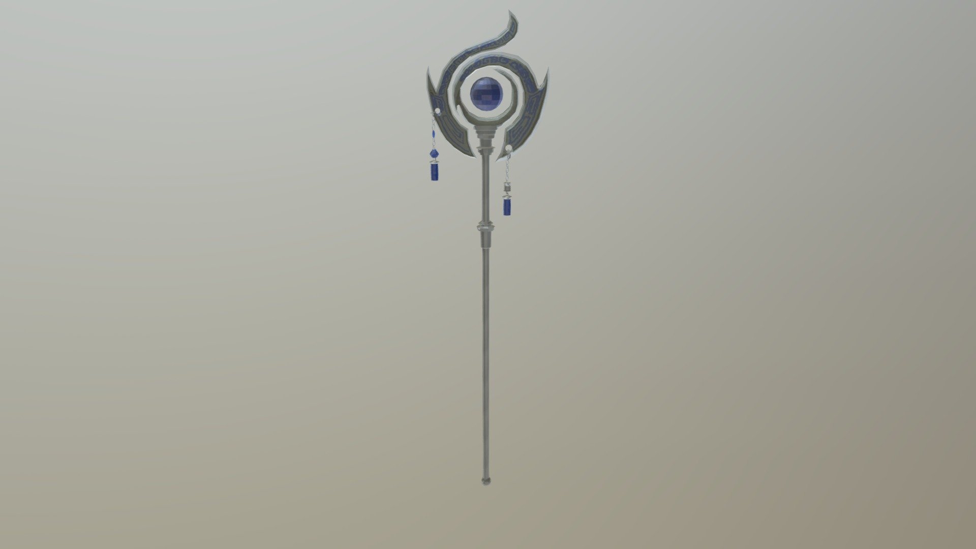 Staff Of Winding Wills - 3D model by nicolasst [92e97a4] - Sketchfab