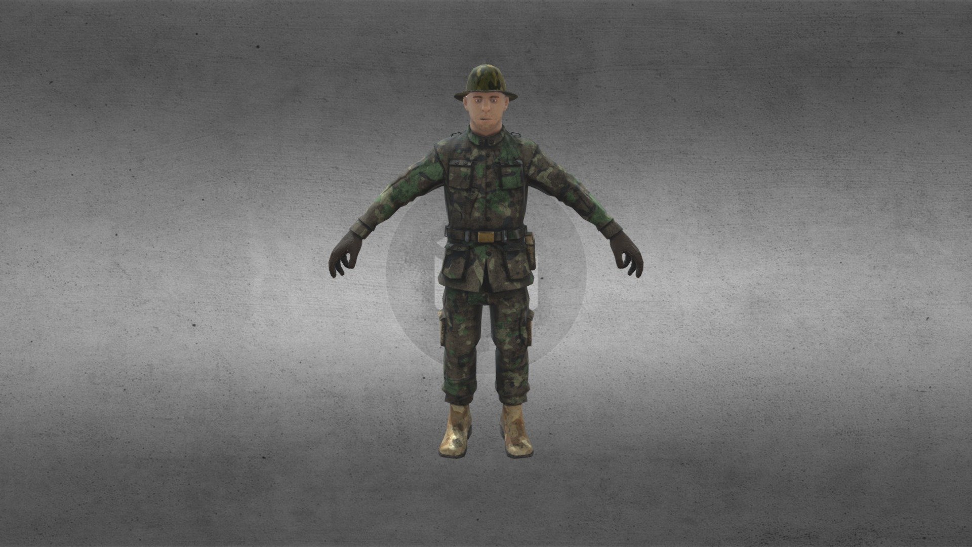 Soldier - Download Free 3D model by xiamilisite [92e9a20] - Sketchfab