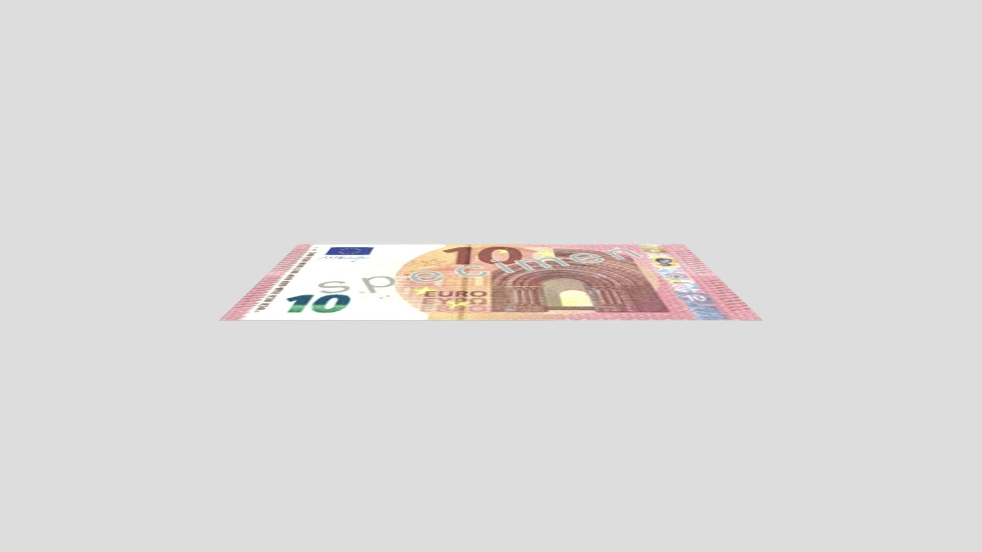 Bill 10€ - Download Free 3D model by 1-3D.com [92e9a85] - Sketchfab