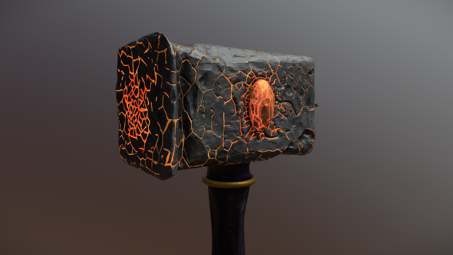 Fire Ember Hammer - Buy Royalty Free 3D model by Matthew Slater ...