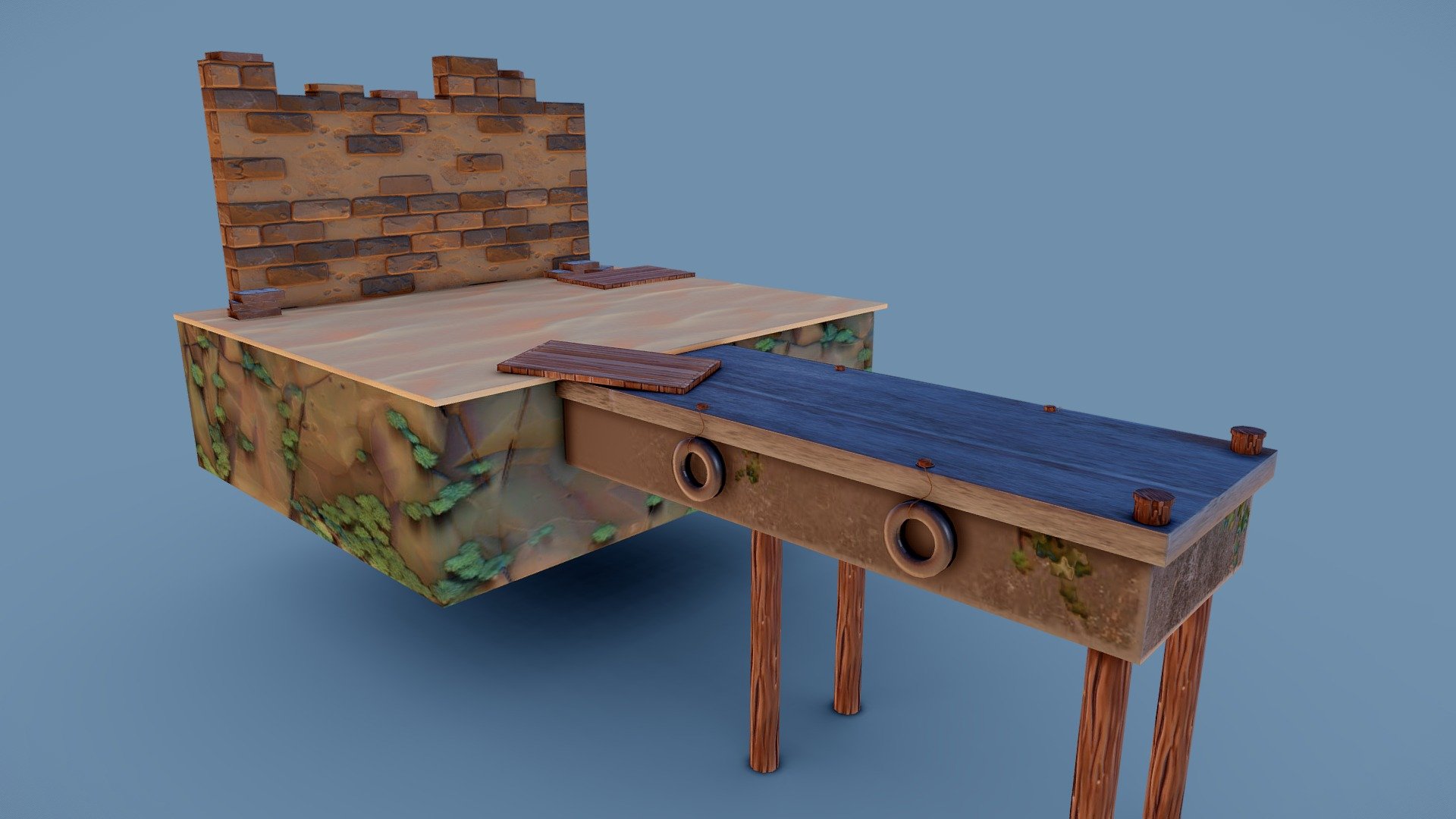 Stylized Environment - Download Free 3D model by Tiago Lopes (@drobluda ...