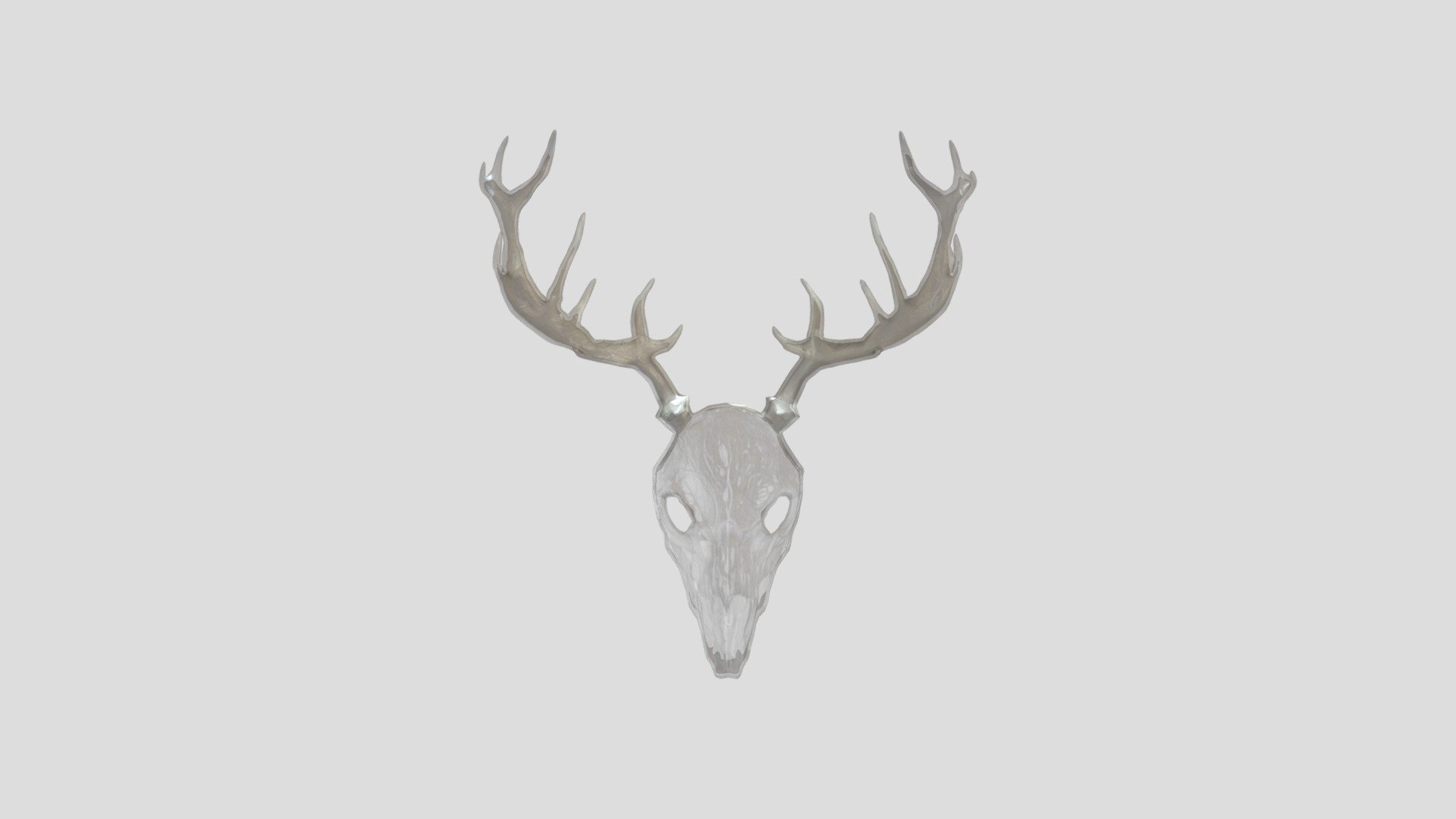 Antlered Skulln Mask fbx - Download Free 3D model by A3i [92eb3ca ...