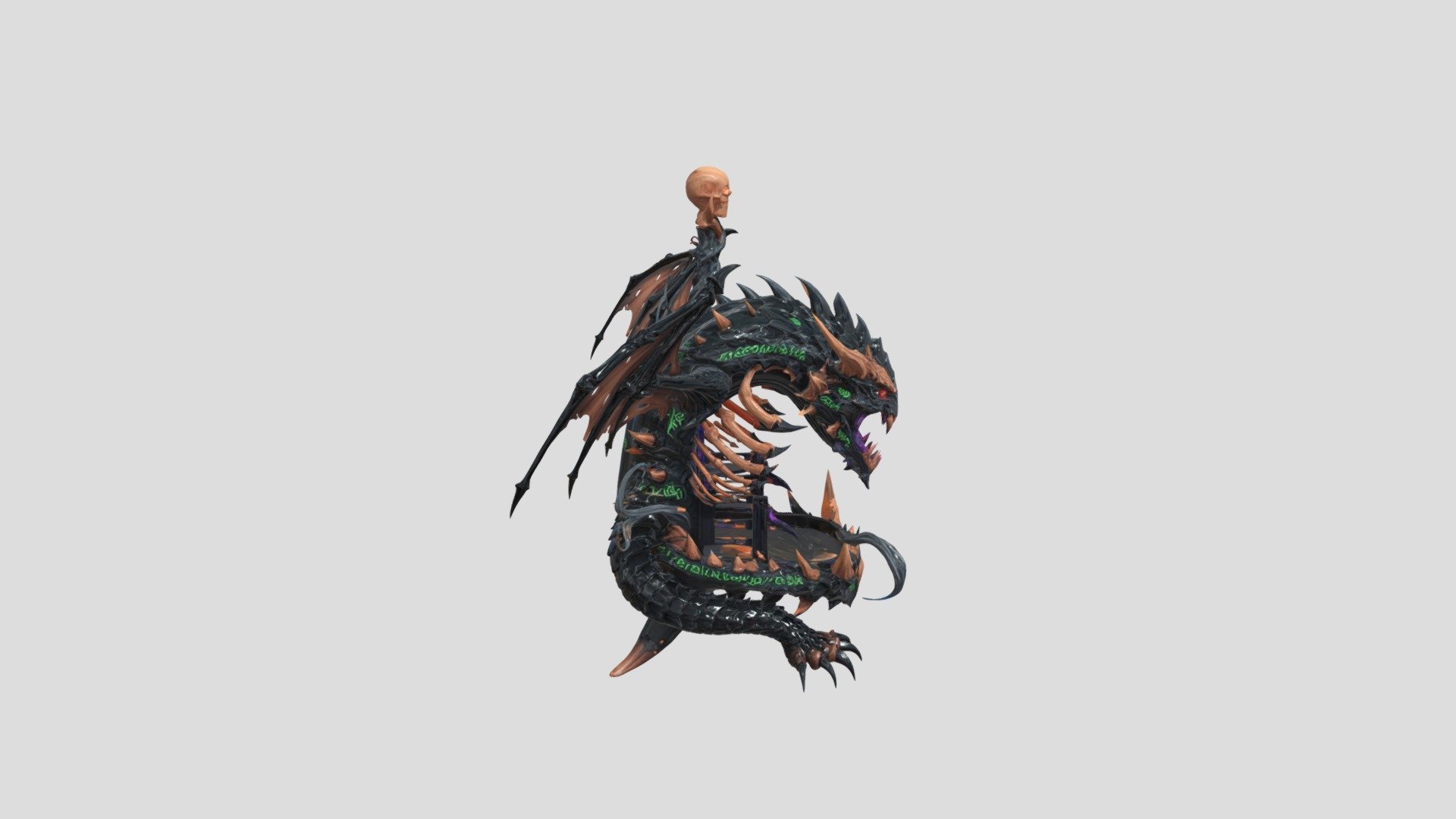 Dragon-Themed PC Case [TRIPO] - Download Free 3D model by serena_L ...
