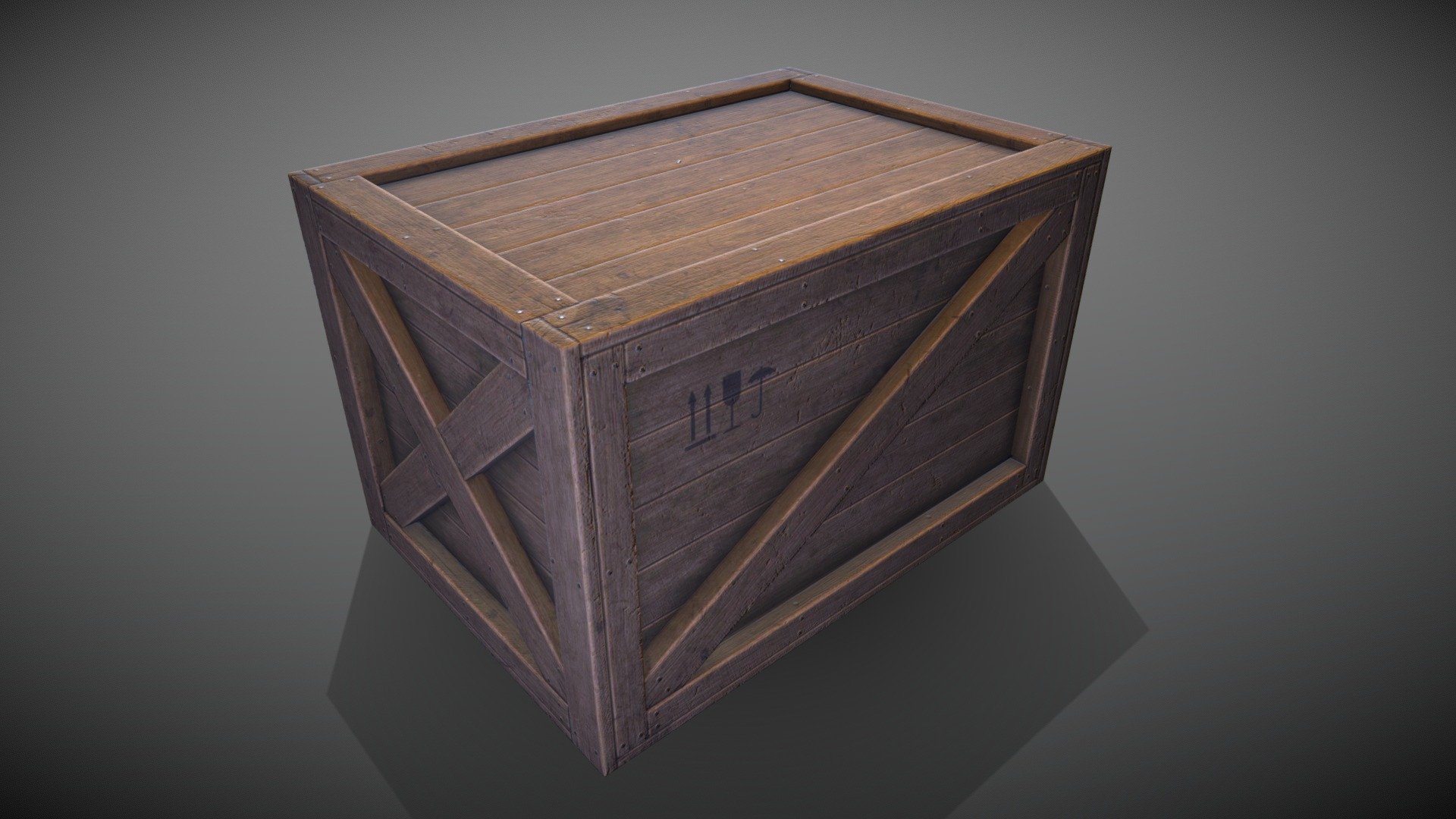 Wood Box - 3D model by Oleh (@oleg.sytnikov) [92ee3f2] - Sketchfab