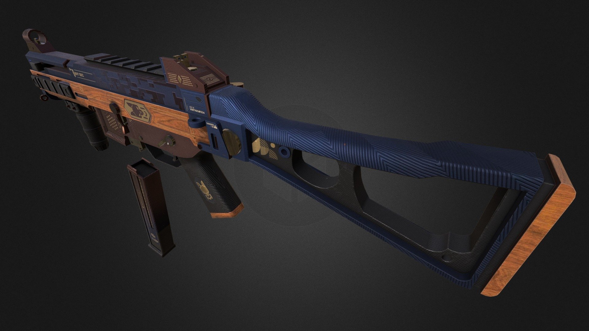 UMP45 - Navy Sec - 3D model by tanapta [92ef62a] - Sketchfab