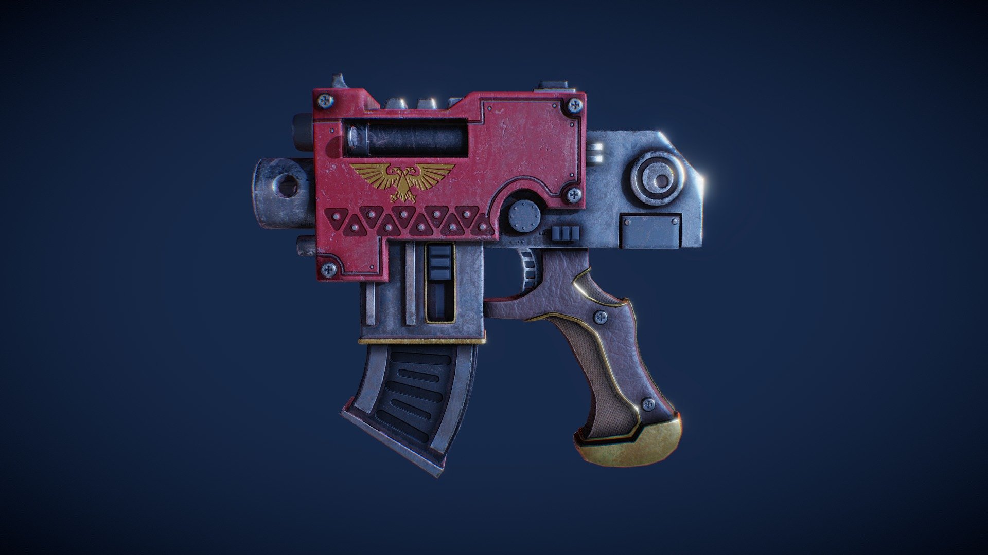 Bolt Pistol - 3D model by mrcheckpoint [92f02be] - Sketchfab