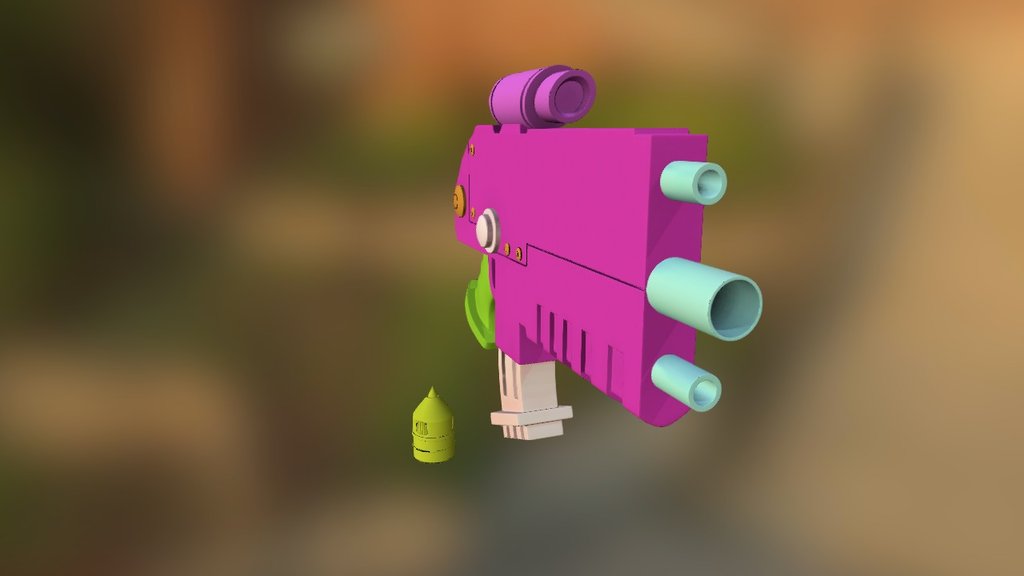 Nerf Gun - 3D model by geniust [92f0846] - Sketchfab