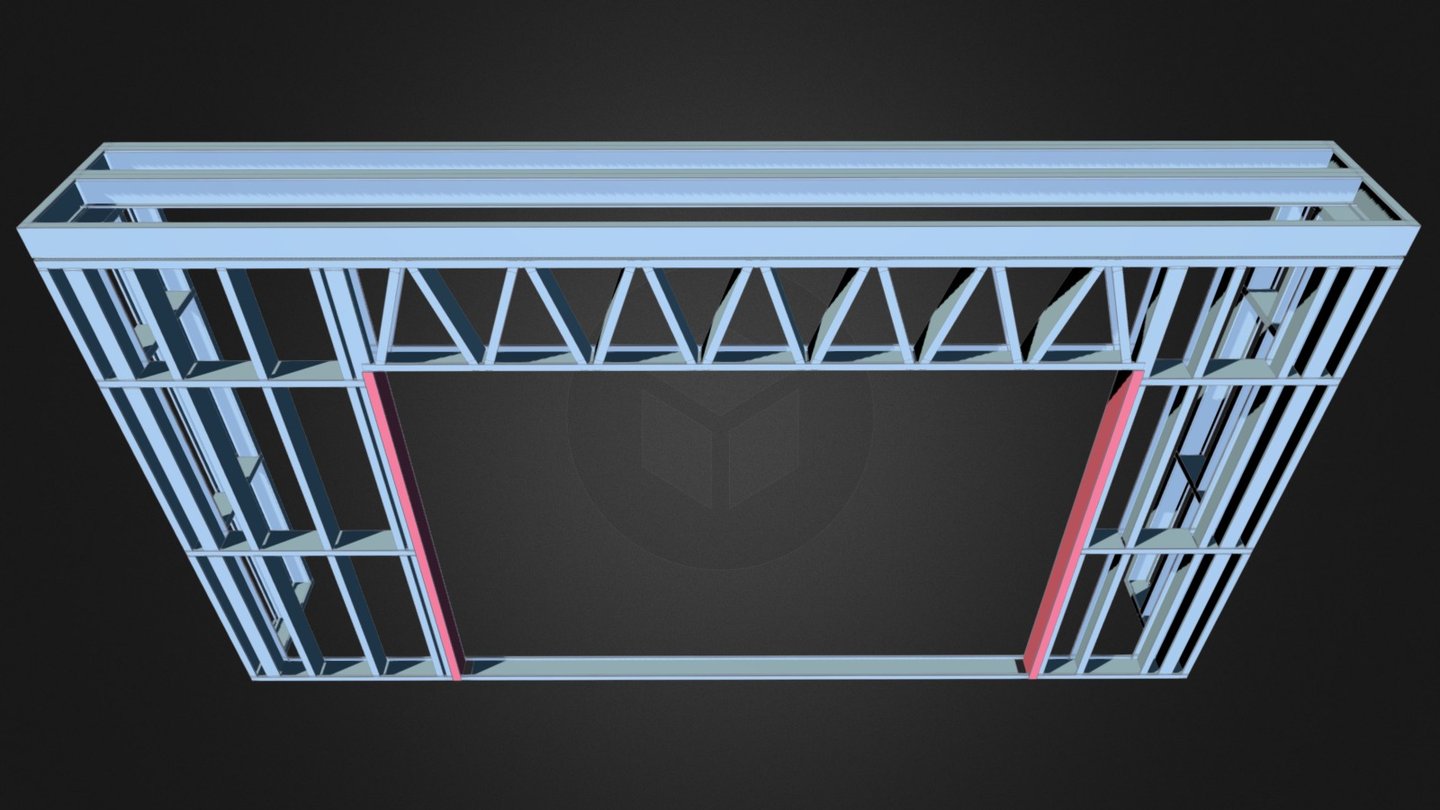 Portico Hospital P.T.U. - 3D model by Asistencia técnica MATECSA ...
