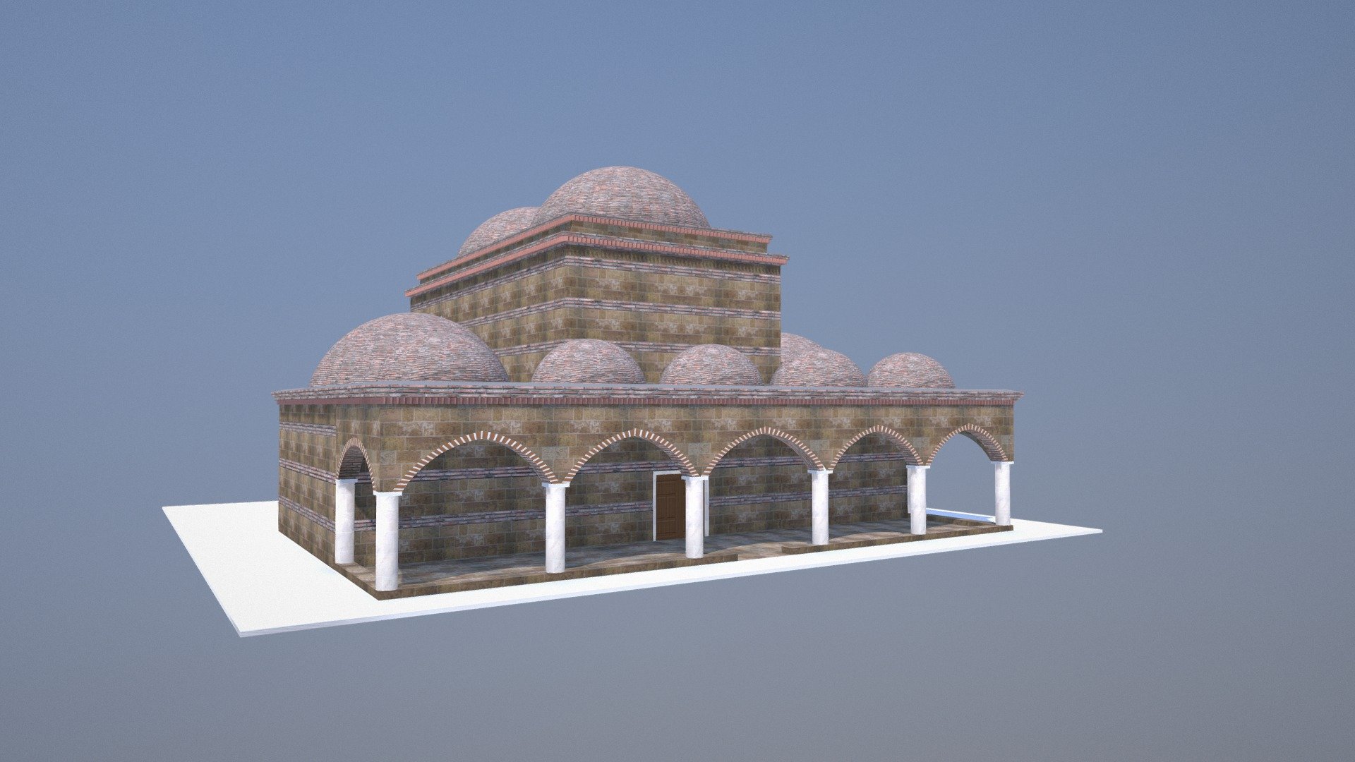 Orhan Gazi İmareti - 3D model by Dehliz [92f5159] - Sketchfab