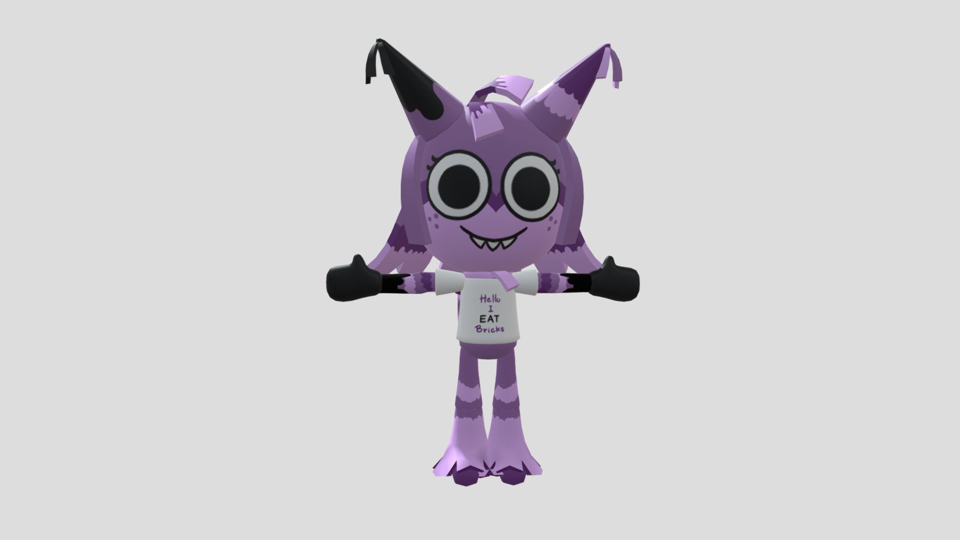 Yatta "I eat Bricks" skin (Dandy's world) - Download Free 3D model by ...