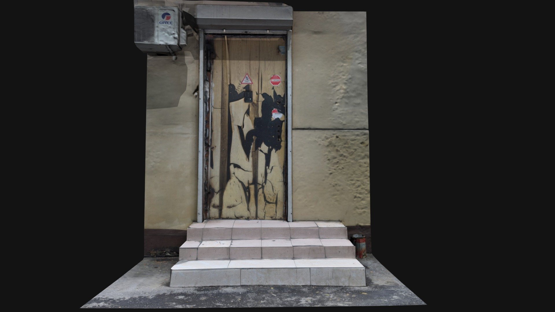 VR-ready photoscan "corrupted door" - 3D model by LilRocky [92f5673 ...
