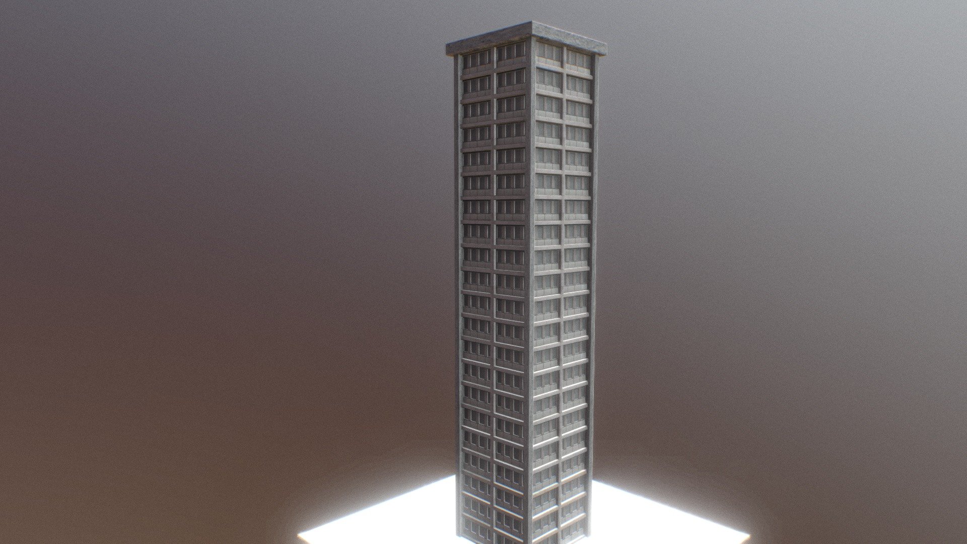 Apartment Building - Low Quality - Download Free 3D model by ...