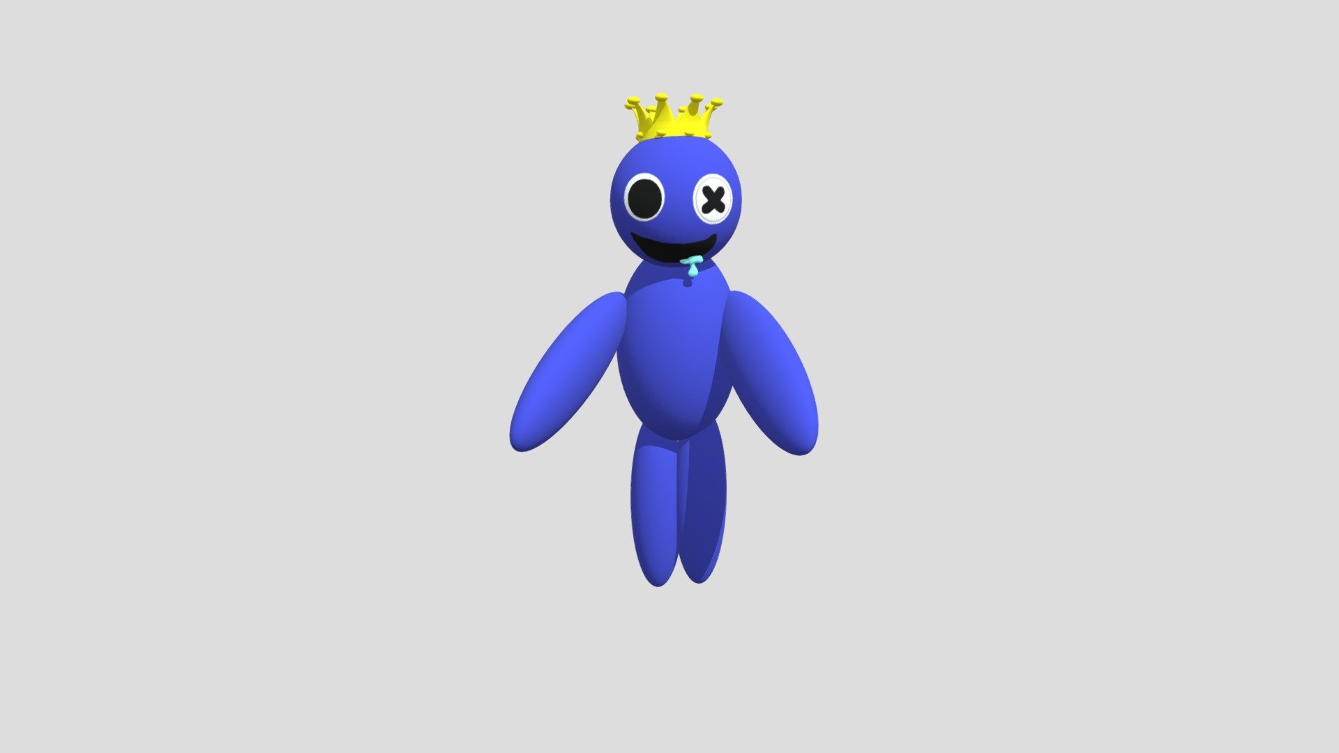 Blue - Download Free 3D model by SamuelGamer9 (@GamerBoy9) [92f71ff ...