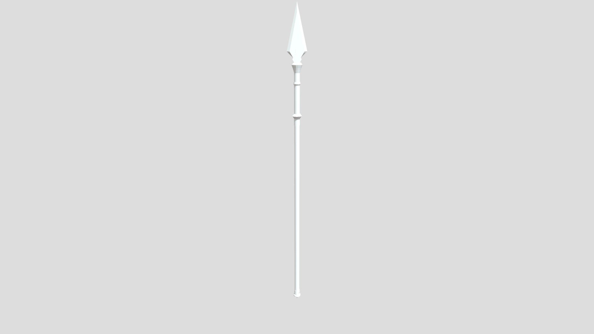 Spear by Ozta - 3D model by Oztata [92f844f] - Sketchfab