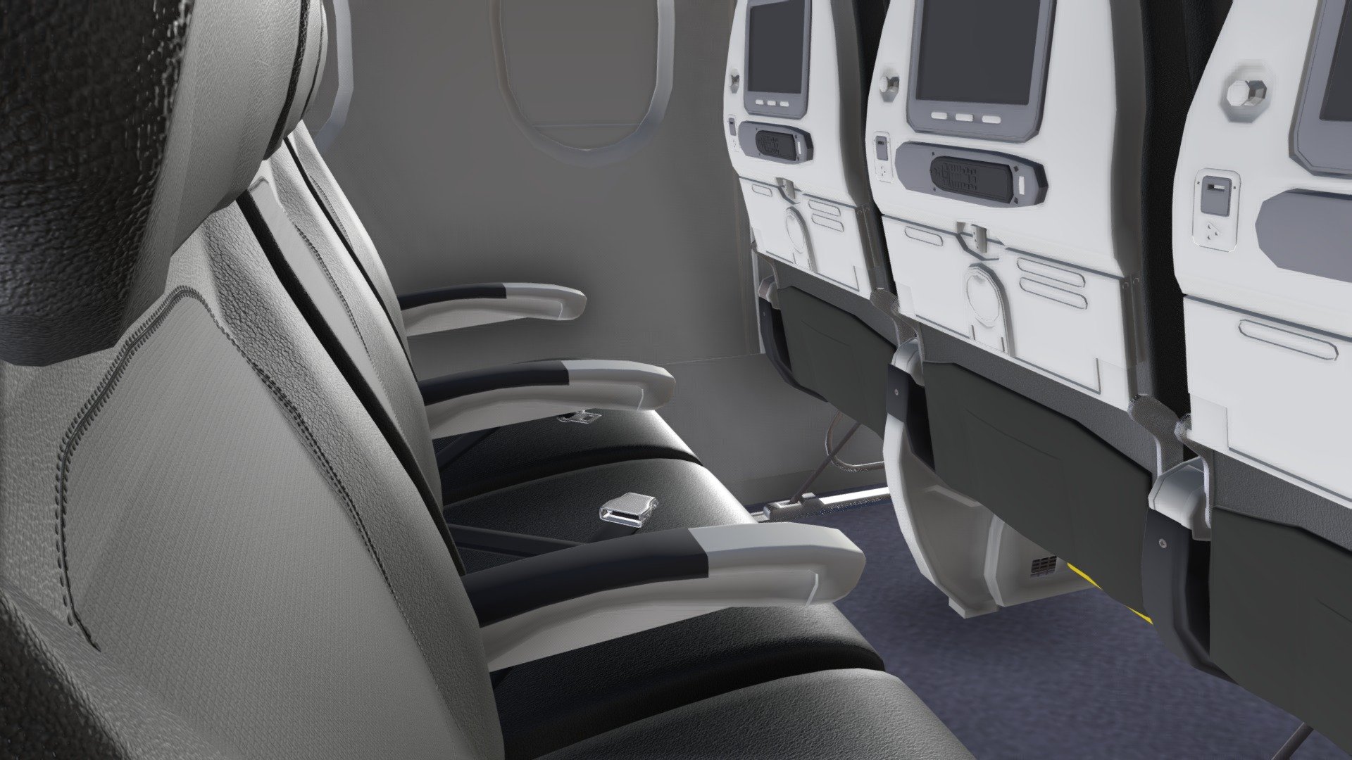 Tapis Ultraleather Promessa AV aircraft interior - 3D model by ...