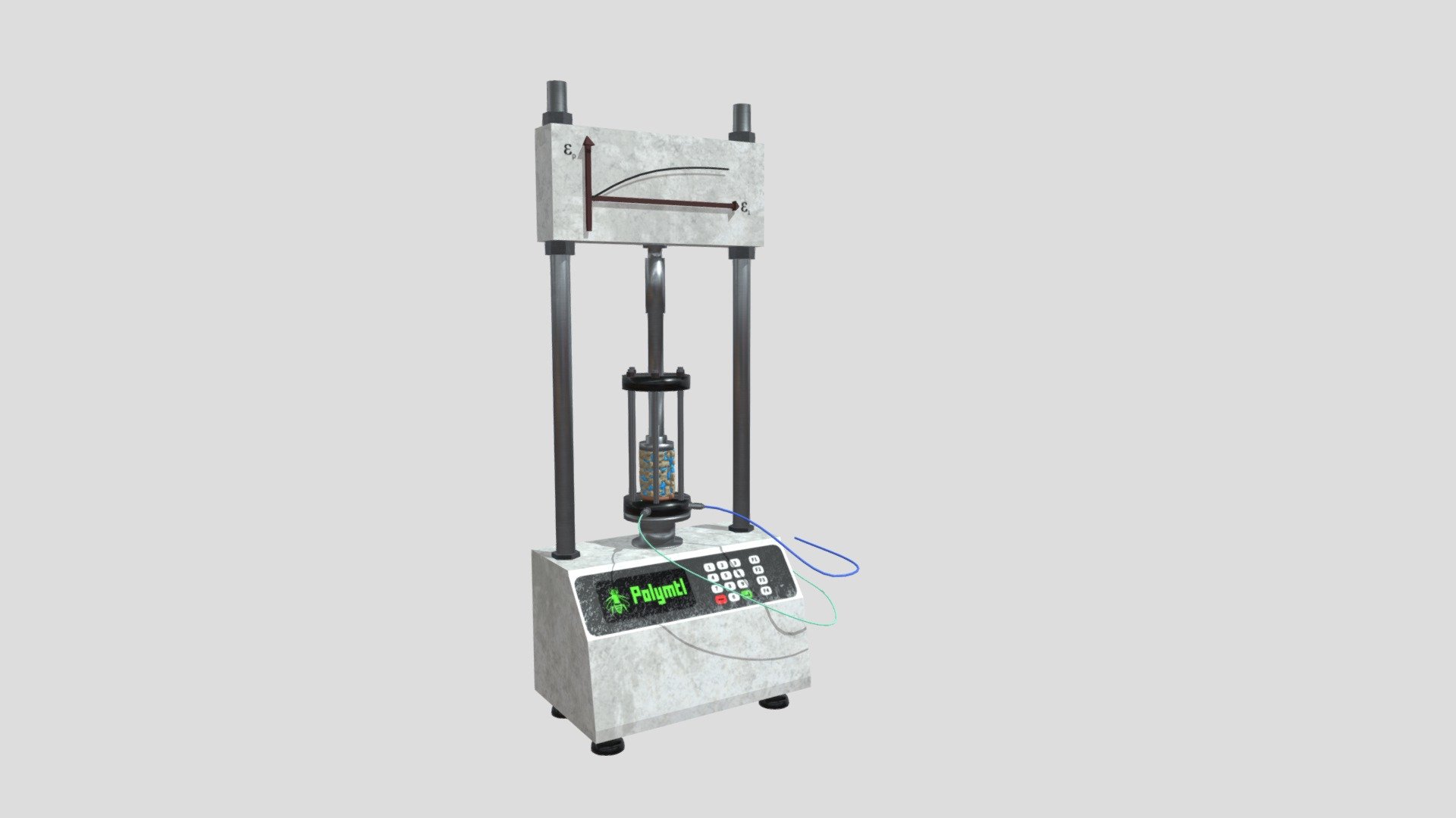 Triaxial test - CD Loading - Download Free 3D model by SIGlab_poly ...