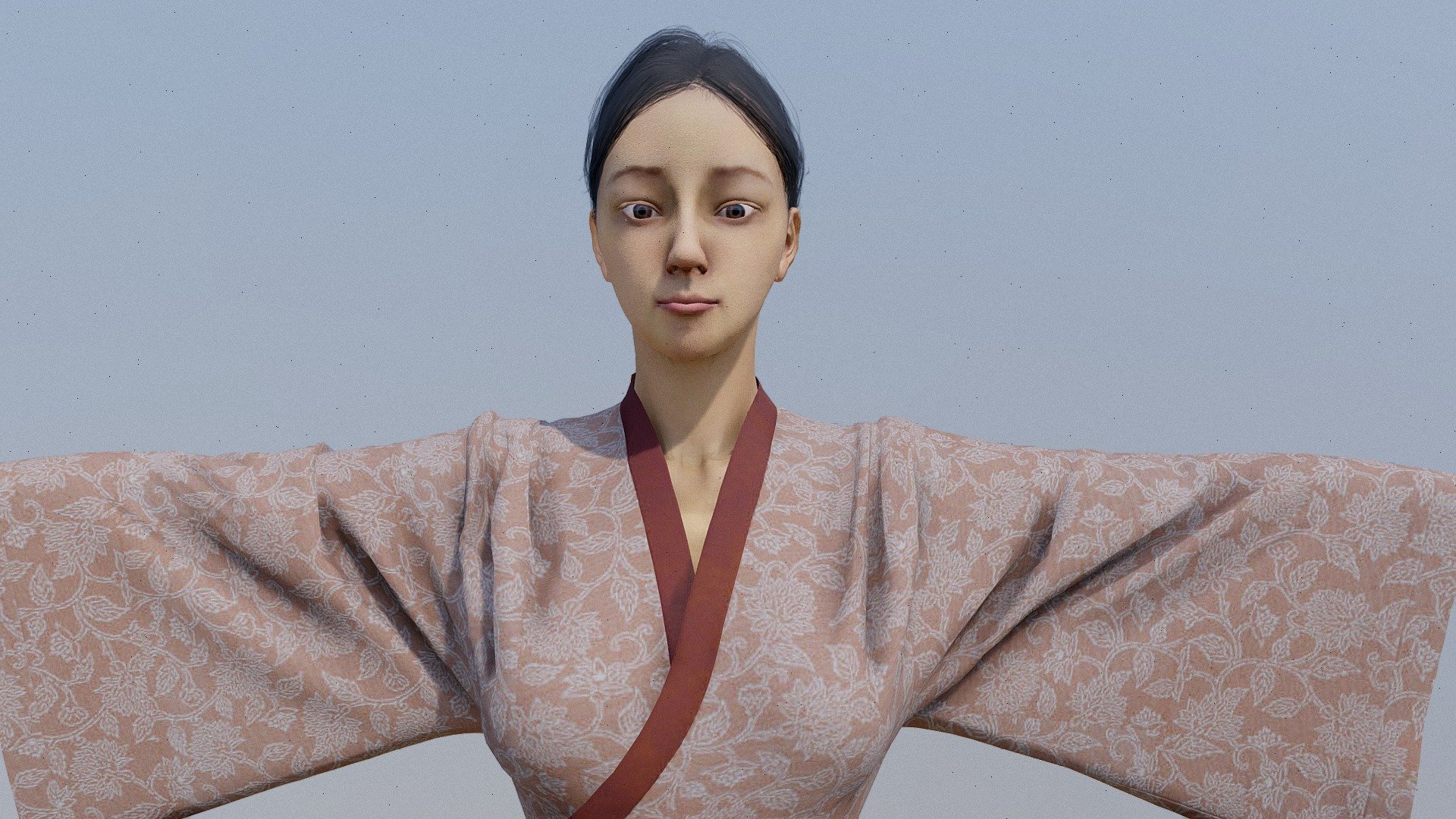 🌼 Minji – Stylized Korean Girl Rigged + NSFW - 3D model by Daniel GoE ...