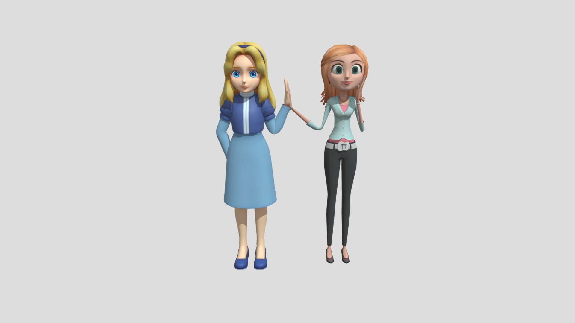 Maria robotnik and samantha sparks chatters - Download Free 3D model by ...