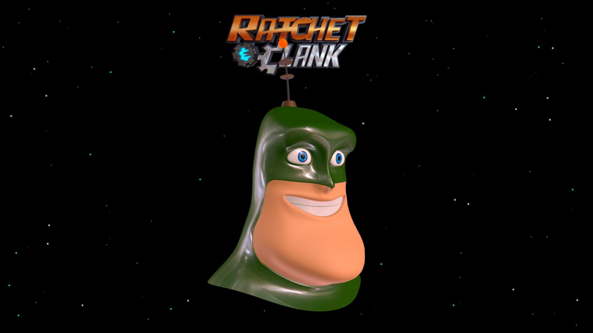 Captain Qwark Bust - 3D model by shaderbytes [92fdf0a] - Sketchfab