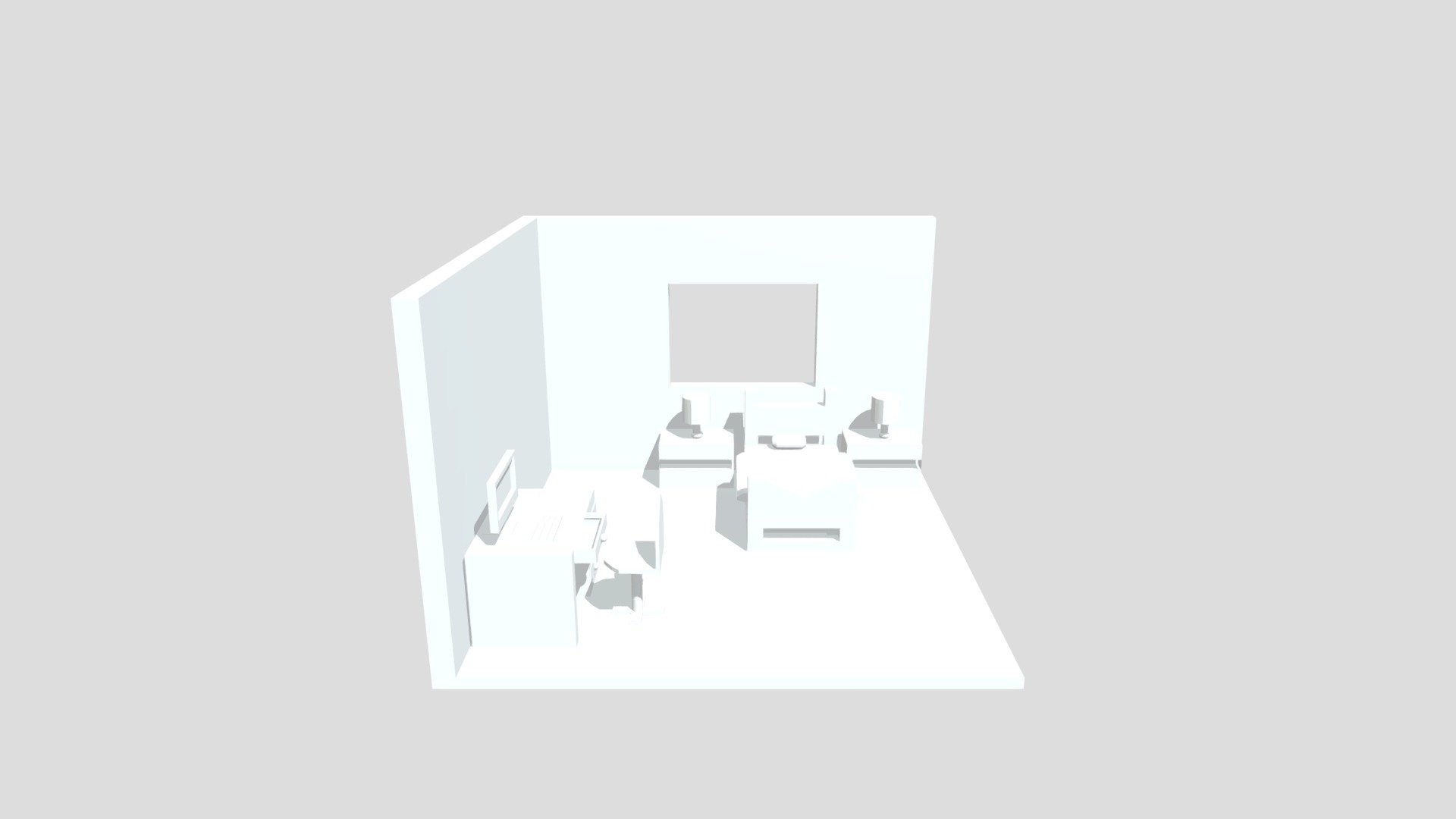 Bedroom_obj - Download Free 3D model by harunrehan154 [9300e4b] - Sketchfab
